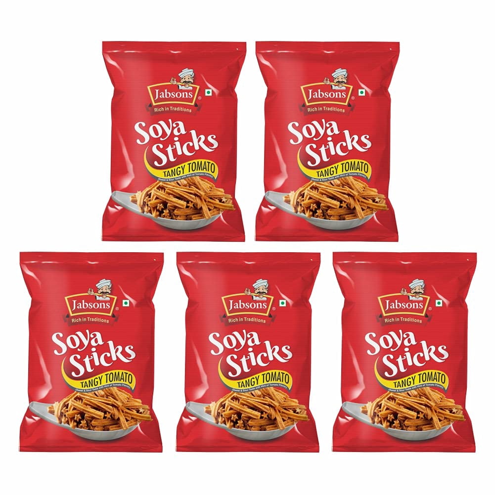 Jabsons Soya Sticks, Tangy CM31 Tomato, 180g (Pack of 6) - Walmart.com