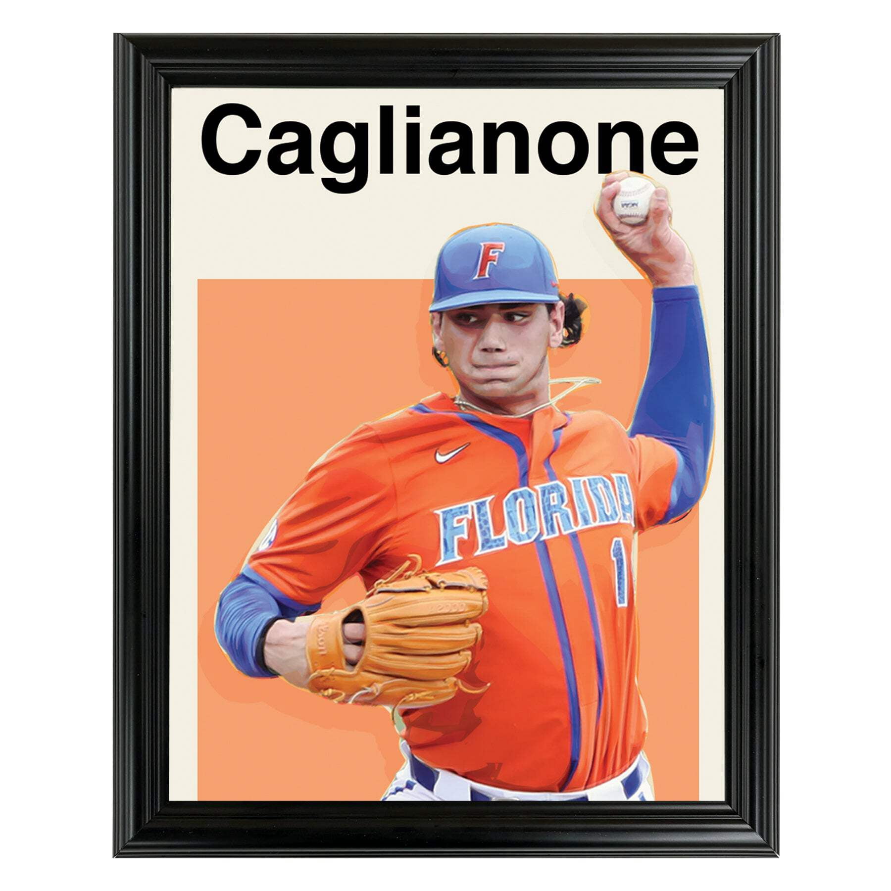 Jac Caglianone Framed Sports Art Photo by Thomas Maxwell - Walmart.com