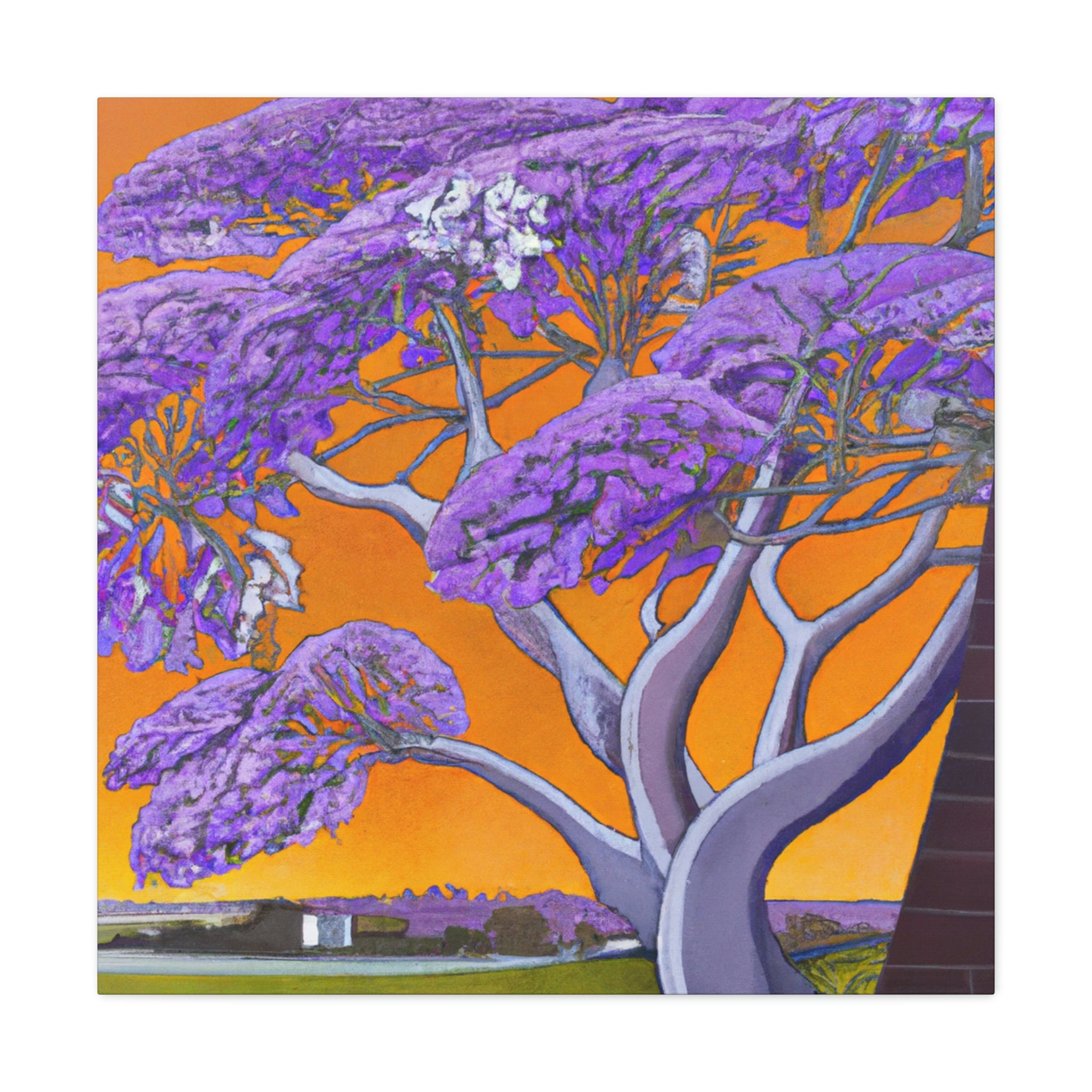 Jacaranda Sunburst Splendor - Canvas - Walmart.com