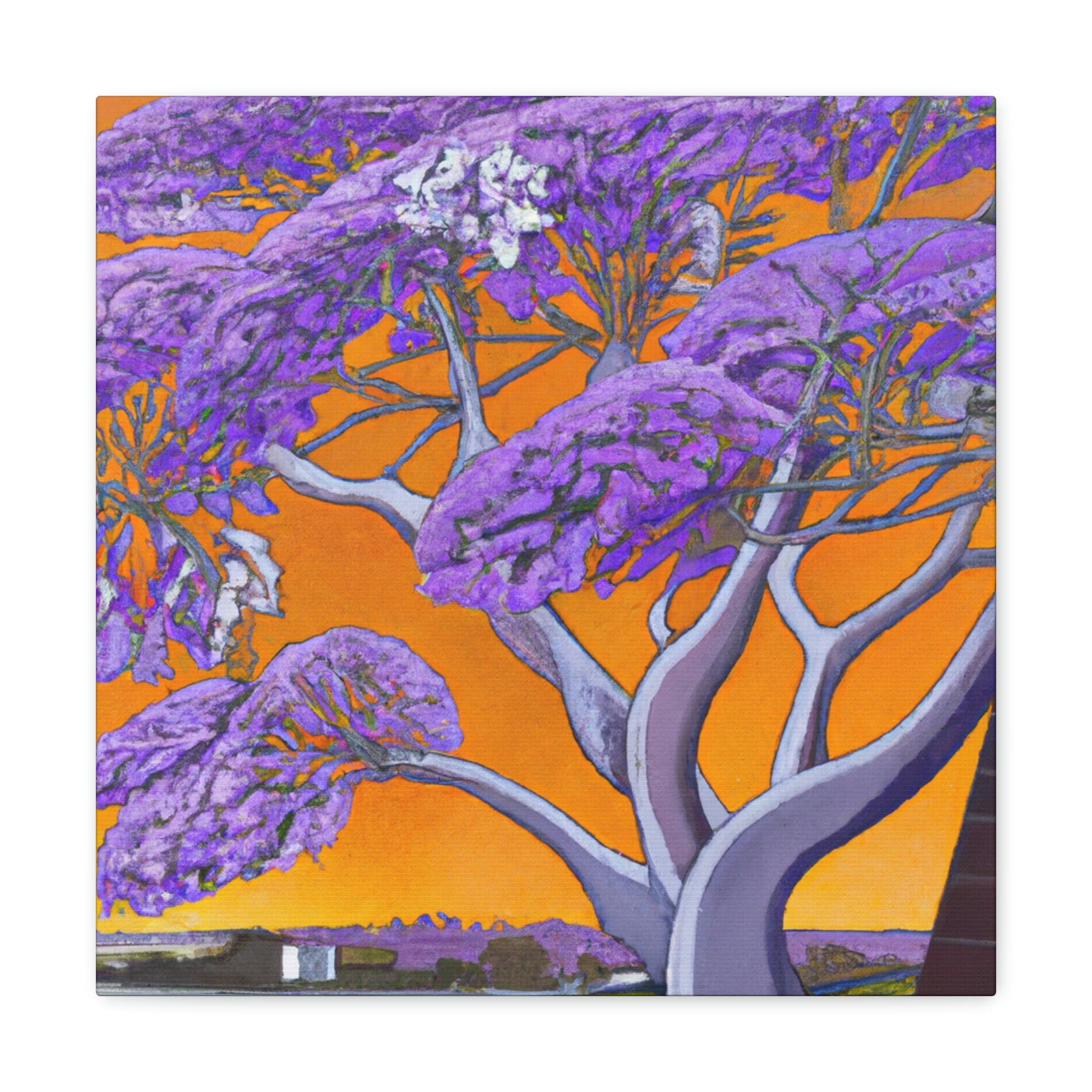 Jacaranda Sunburst Splendor - Canvas - Walmart.com