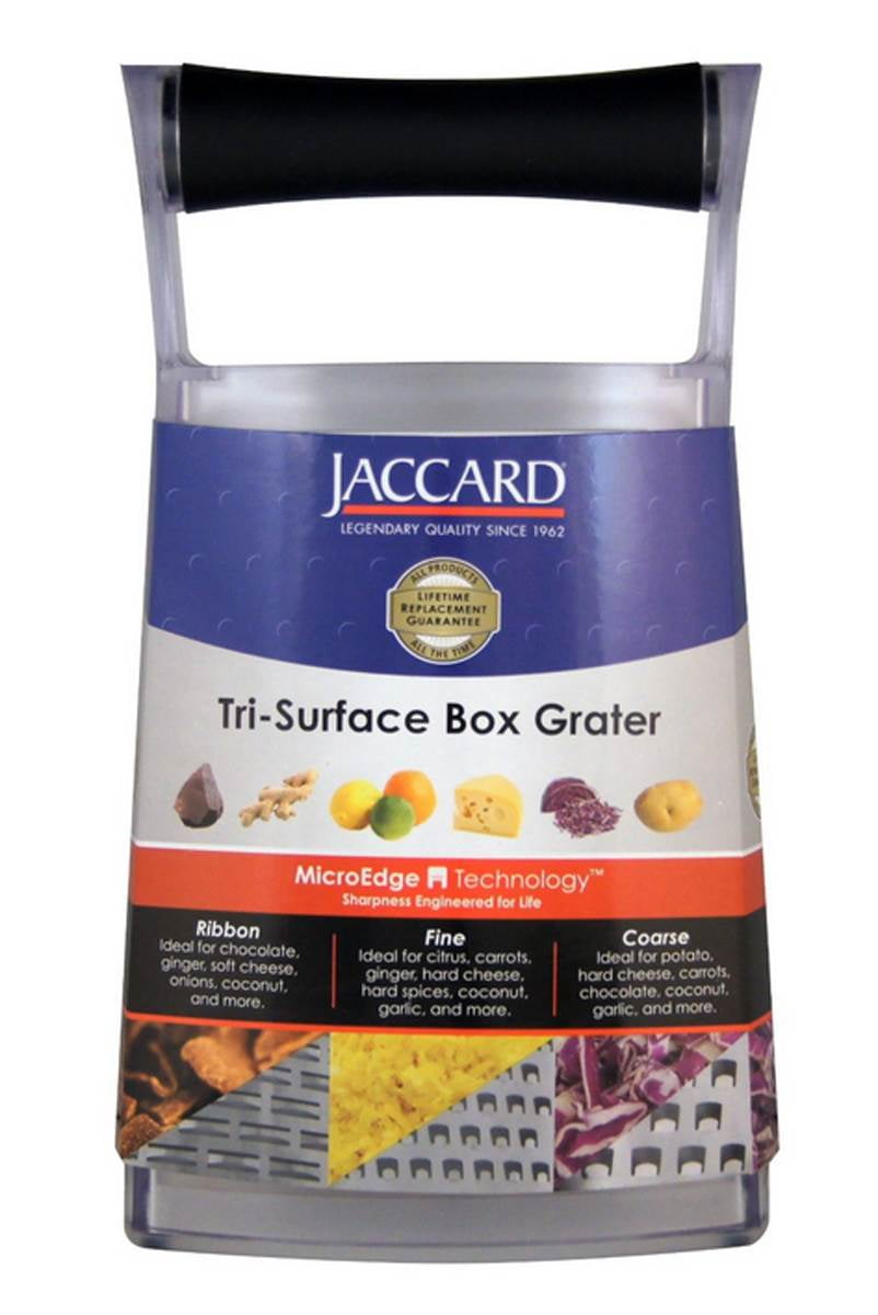 Jaccard 201204BGF2 MicroEdge Tri-Surface Box Grater - Fine, Coarse ...