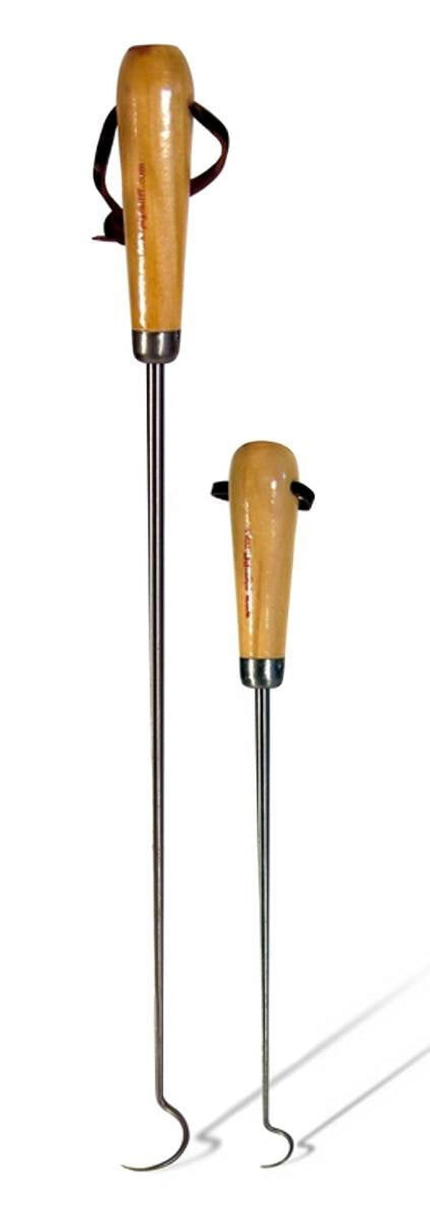 Jaccard 201312 Pigtail Food Grill Flipper, BBQ Cookout Tools, Wooden ...