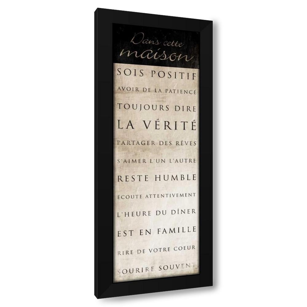 Jace Grey 13x32 Black Modern Wood Framed Wall Art Titled - Dans Cette ...