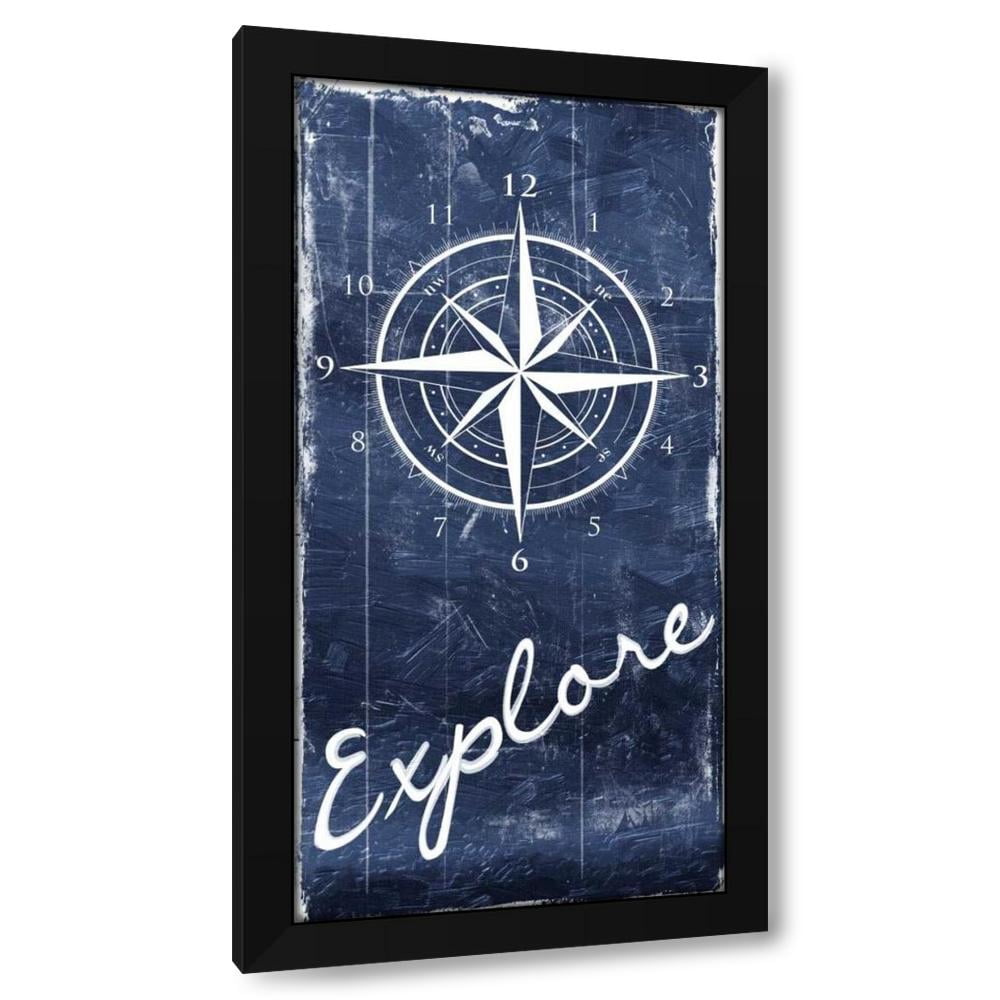 Jace Grey 18x32 Black Modern Wood Framed Wall Art Titled - Coastal Wood ...