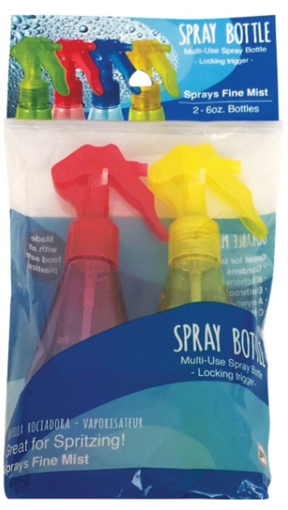 Jacent Colorful Mini Fine Mist 6 oz Spray Bottles (Colors May Vary ...