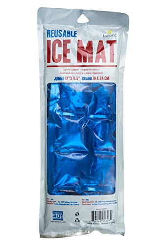 Jacent Flexible Reusable Ice Mat, 30 Cube Freeze - Jumbo 12 x 9.5 Inch ...