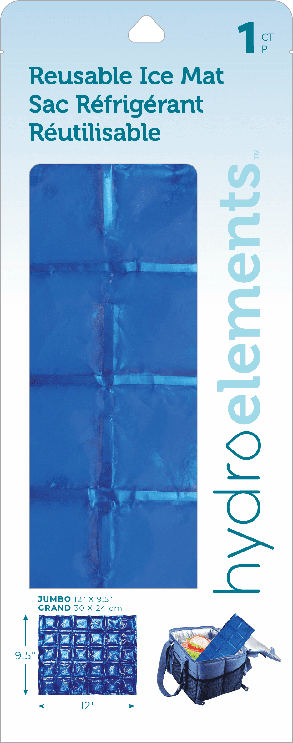 Jacent Flexible Reusable Ice Mat, 30 Cube Freeze - Jumbo 12 x 9.5 Inch ...