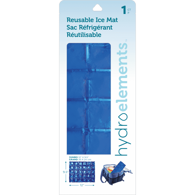Jacent Flexible Reusable Ice Mat, 30 Cube Freeze - Jumbo 12 x 9.5 Inch ...
