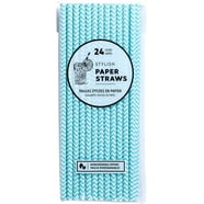 100-200 Bulk Packed Paper Straws Pattern Color -Biodegradable FDA ...