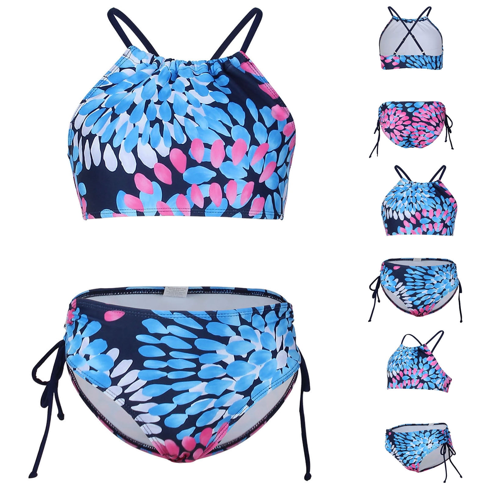 Jacenvly 2 Piece Swimsuits for Kids Clearance Skin-Friendly Girls ...