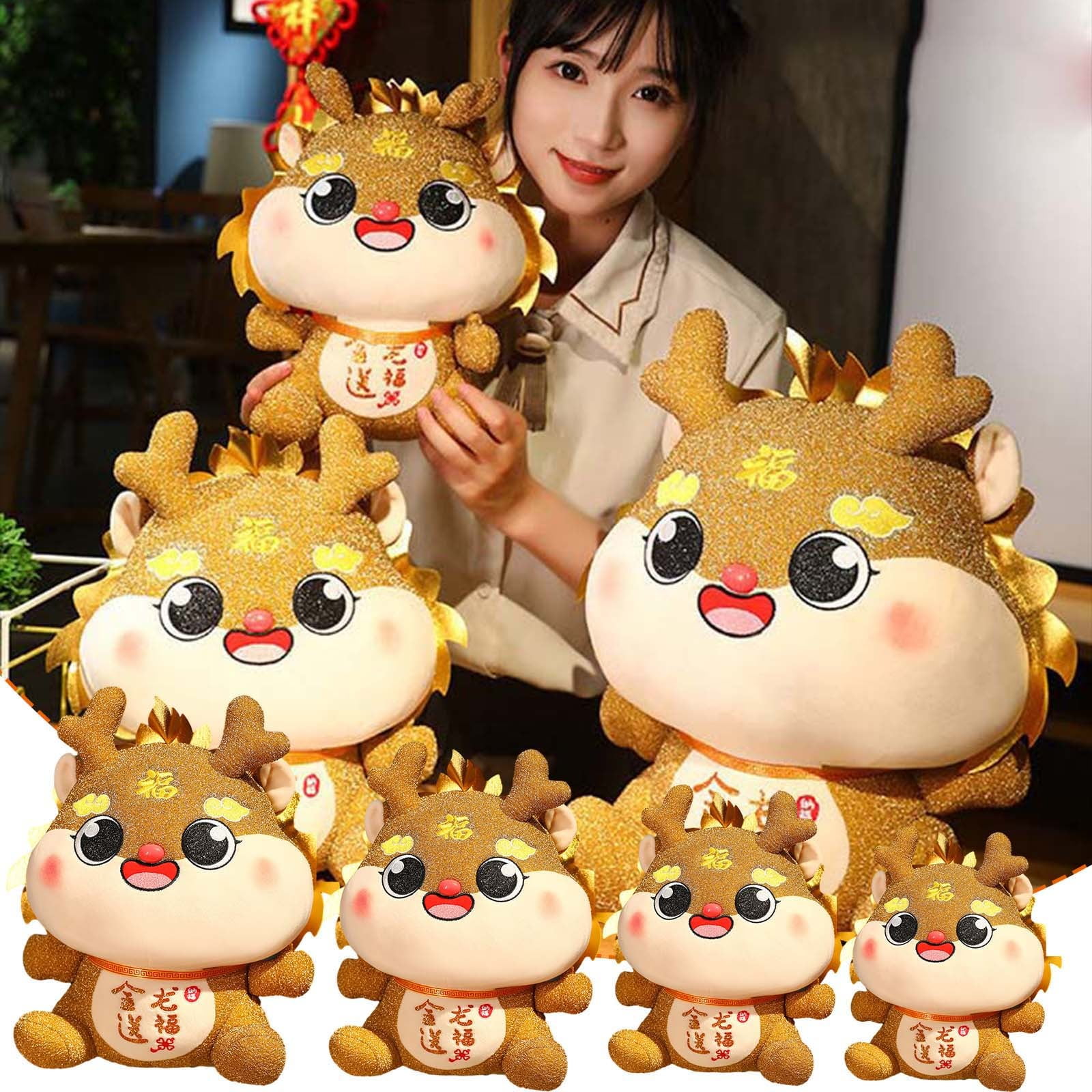 Jacenvly 2024 Ages 2 To 4 Years 2024 Dragon Year Doll Little Dragon ...