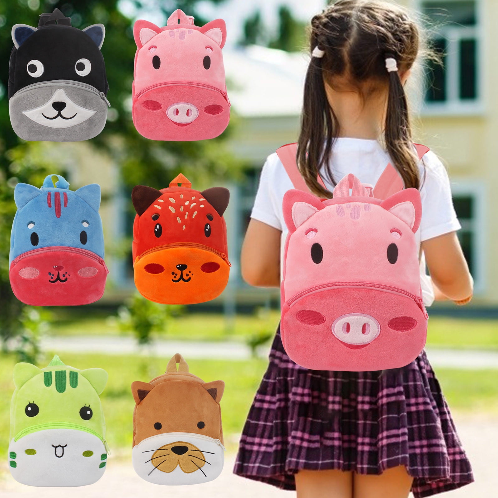 Jacenvly 2024 New Bag Pattern Backpack Shoulder School Bag Backpack ...