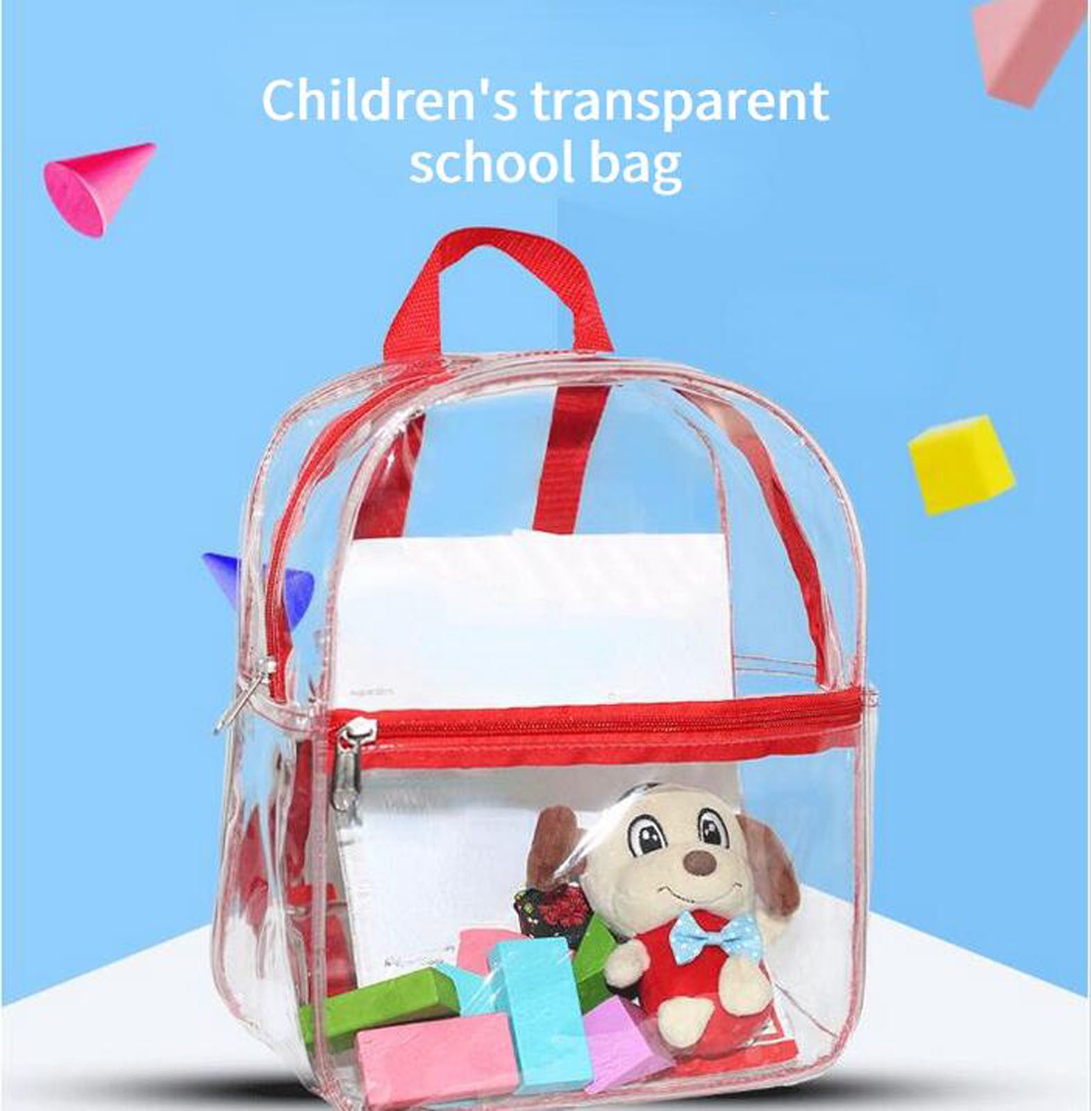 Jacenvly 2024 New Bag Transparent Backpack, Transparent Backpack Beach ...