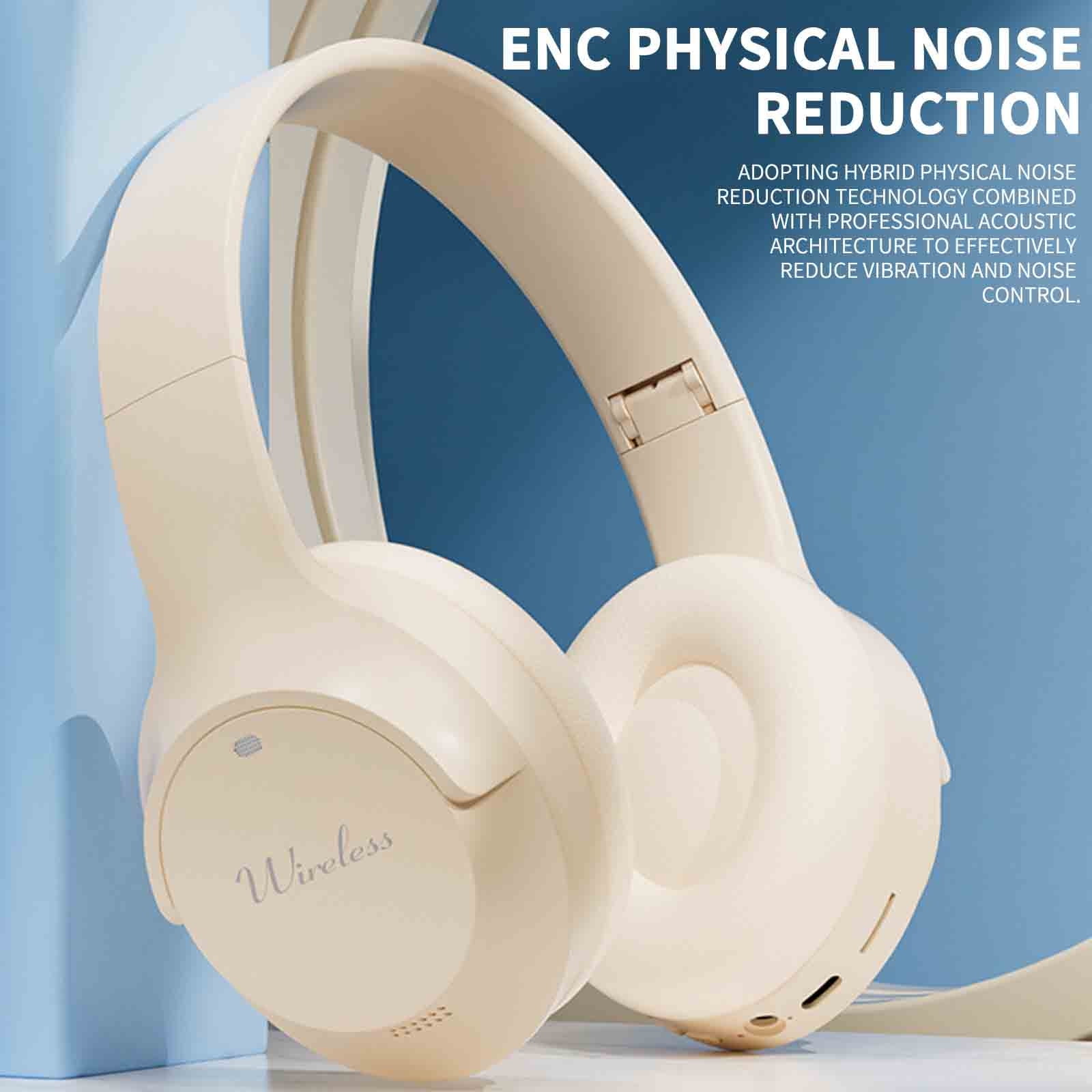 Jacenvly 2024 New Bluetooth Headphones Clearance Headworn Wireless ...