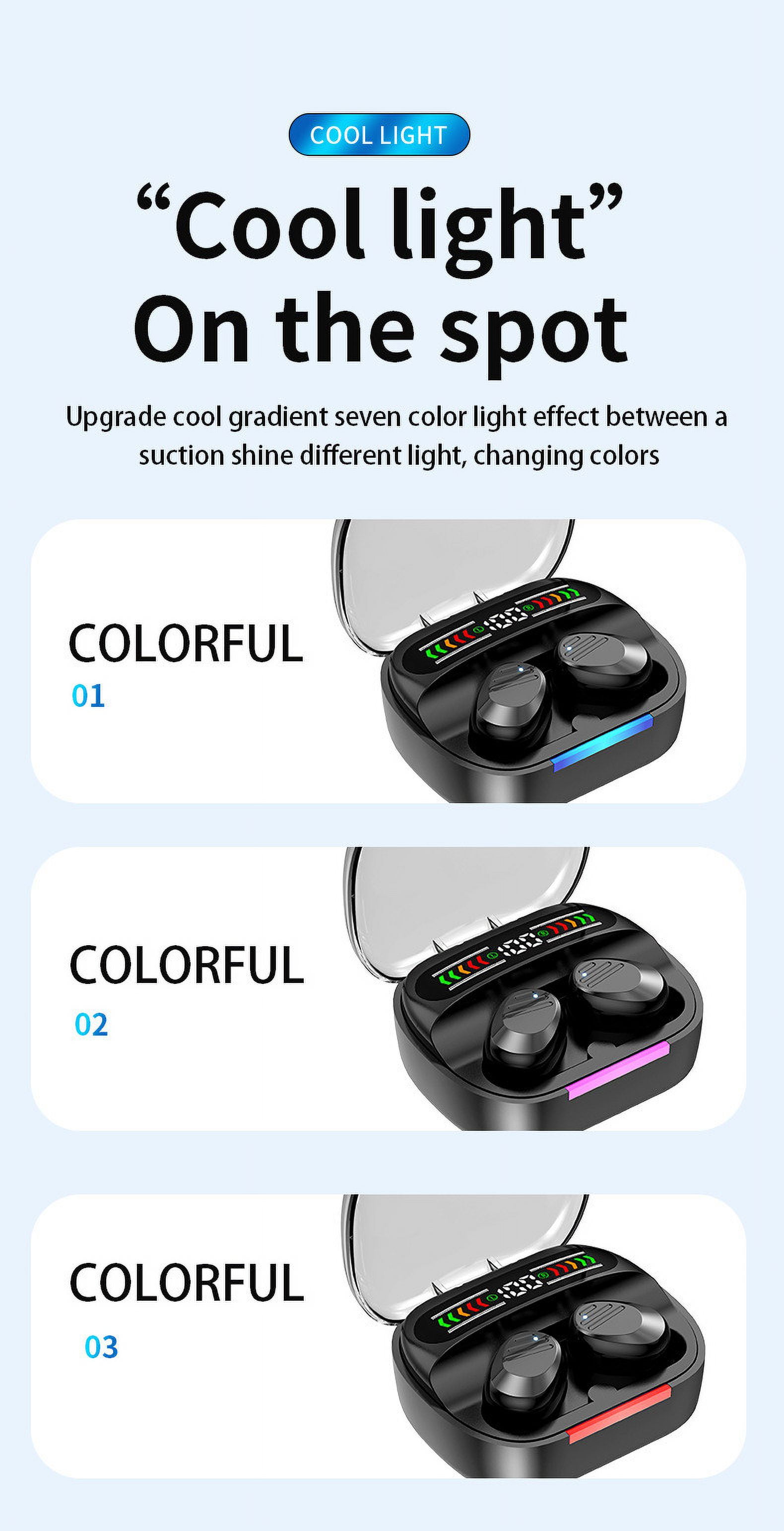 Jacenvly 2024 New Bluetooth Headphones Wireless Bluetooth Earphones Are ...