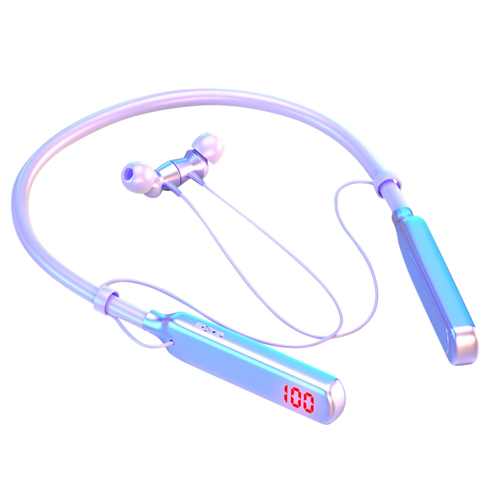 Jacenvly 2024 New Digital Wireless Bluetooth Sweat Proof Headset Neck ...