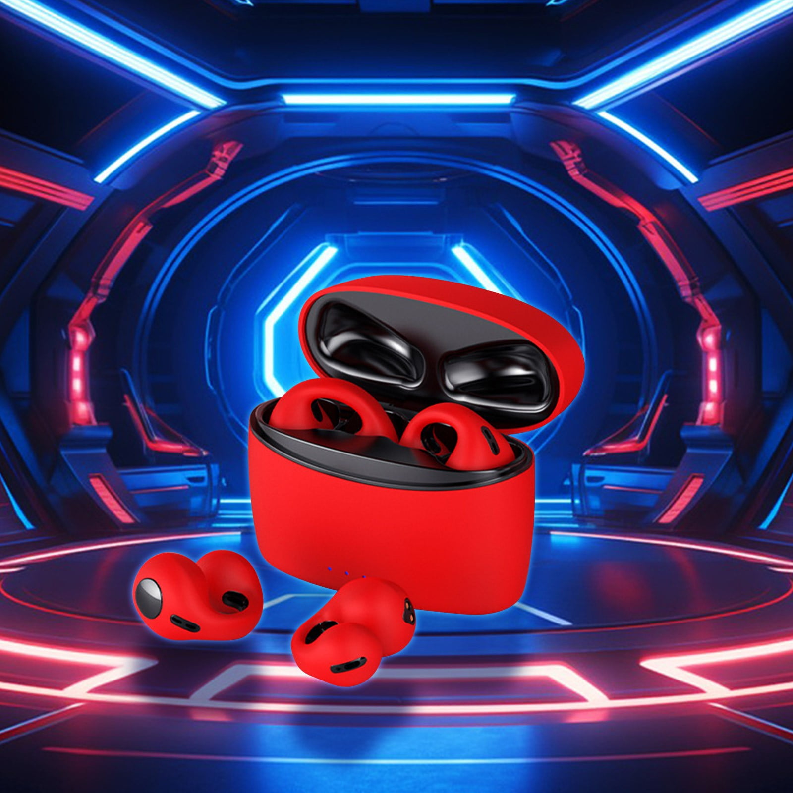 Jacenvly 2024 New Earphones Bluetooth 5.3 Earclip Non in Ear ...