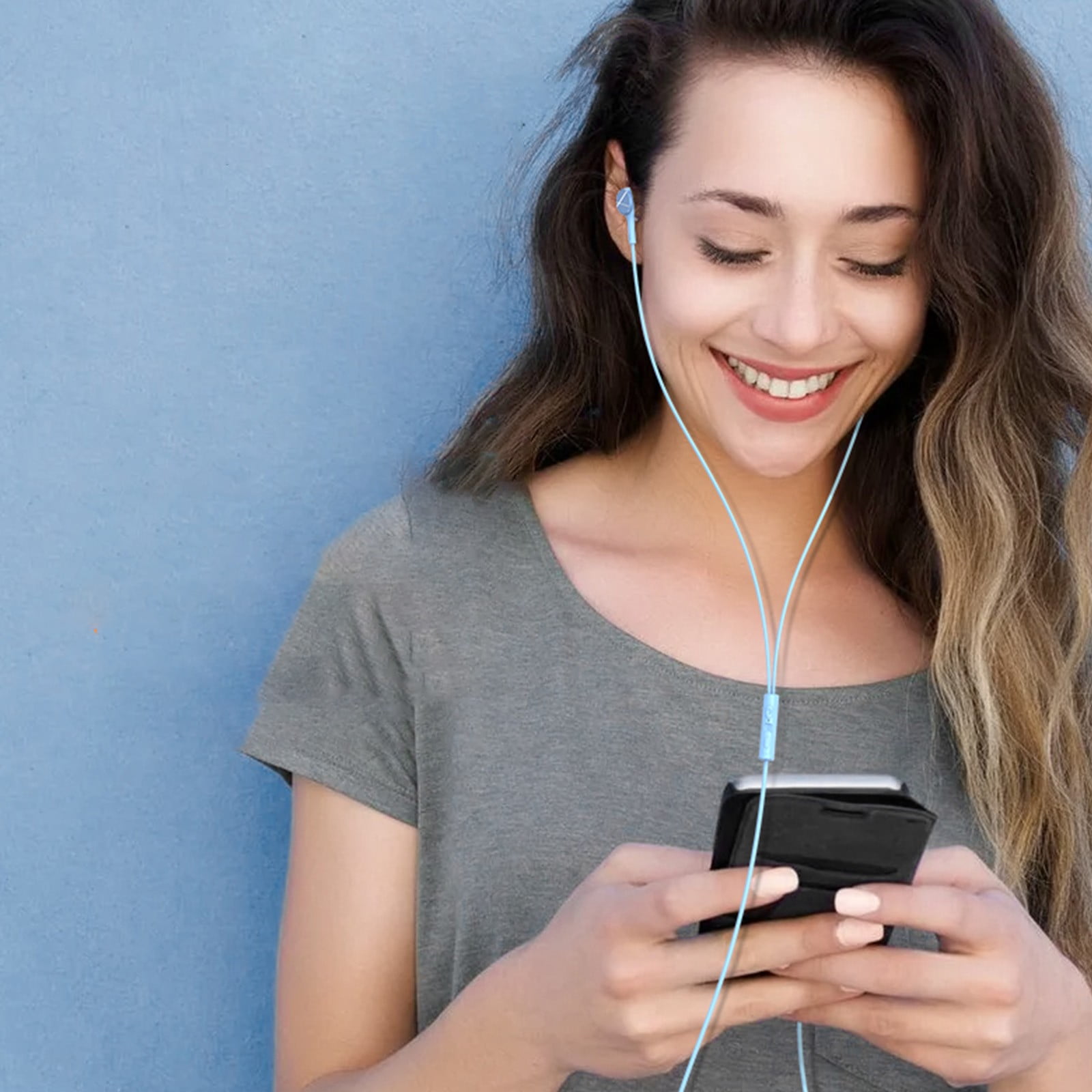 Jacenvly 2024 New Earphones New Wired in Ear Noise Cancelling Music and ...