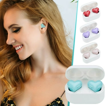 Love Headphones Heart-Shaped Bluetooth Headset Girl Heart in-Ear True ...