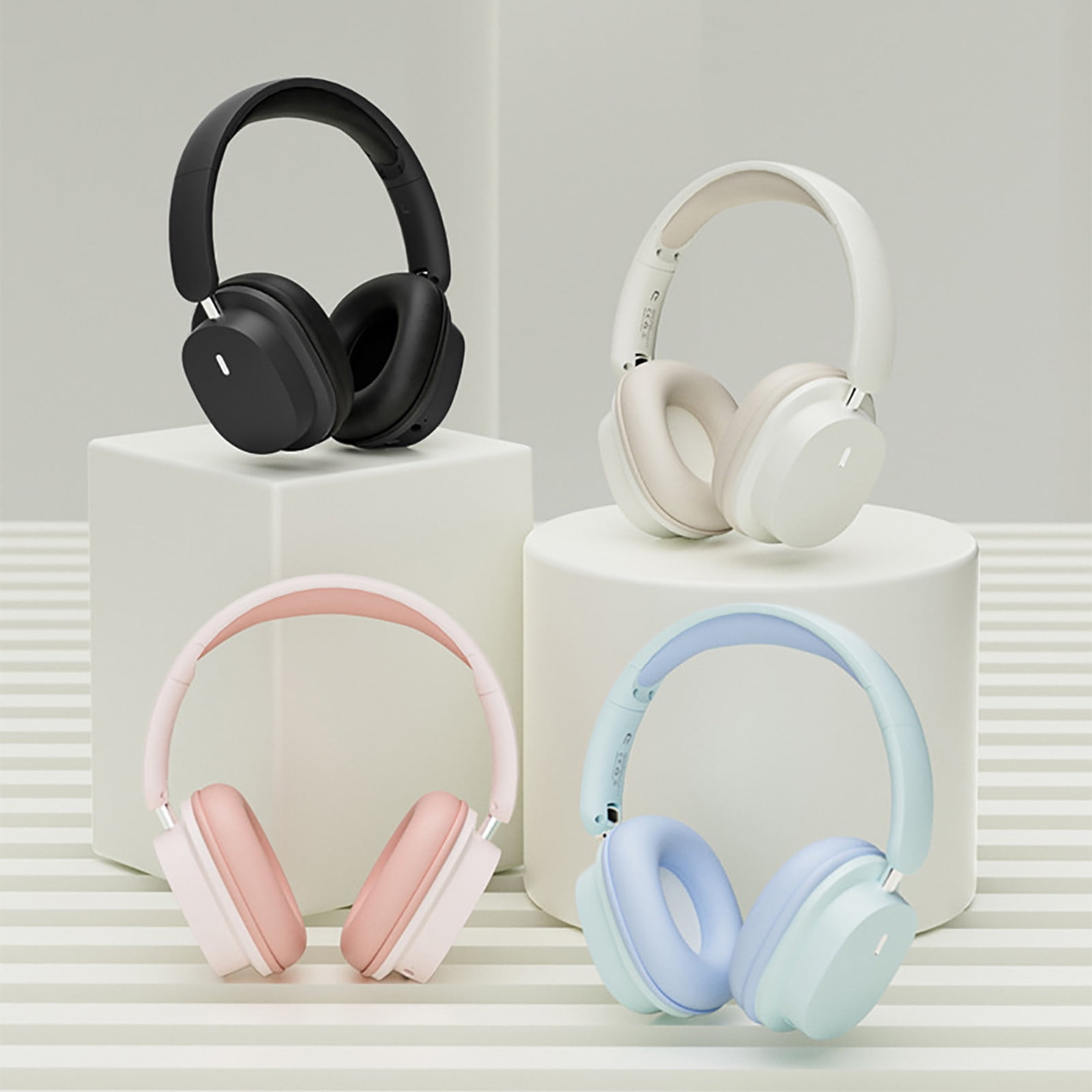 Jacenvly 2024 New Gaming Headset Headworn Noise Reduction Bluetooth ...