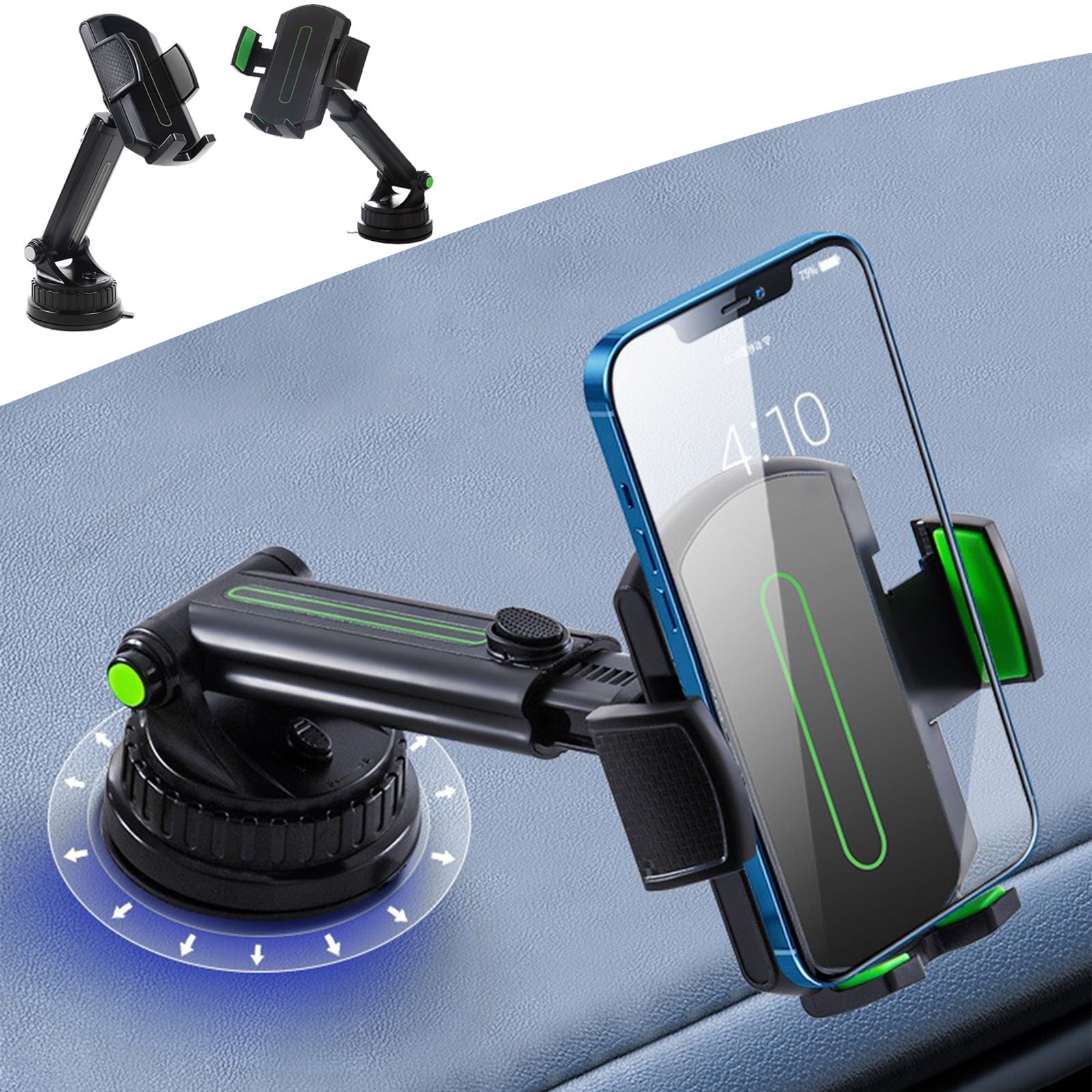 Jacenvly 2024 New Phone Mount for Center Console Cell Phone Holder Car ...