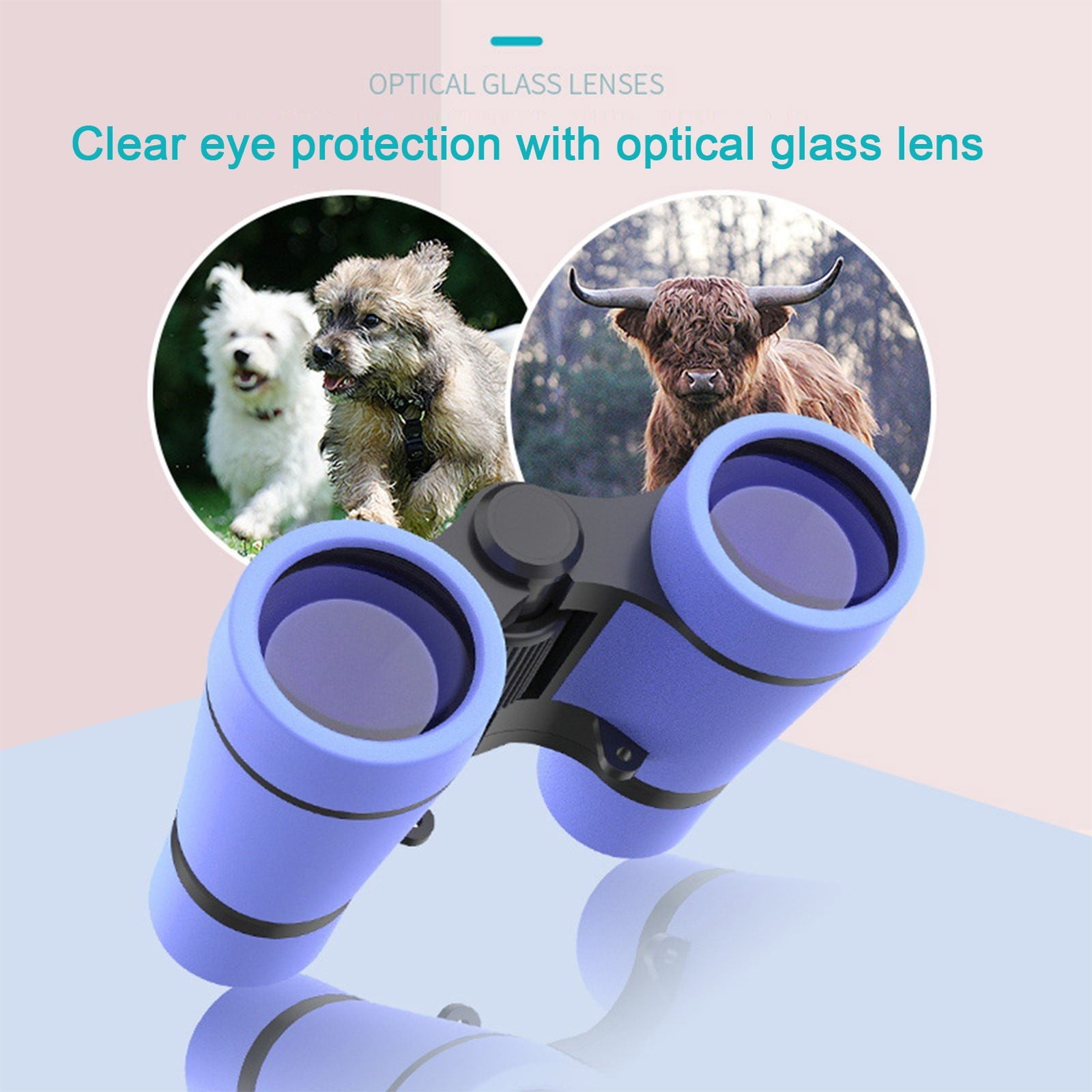 Jacenvly 2024 New Portable 4 Magnification Lens Binoculars For 3-7 ...