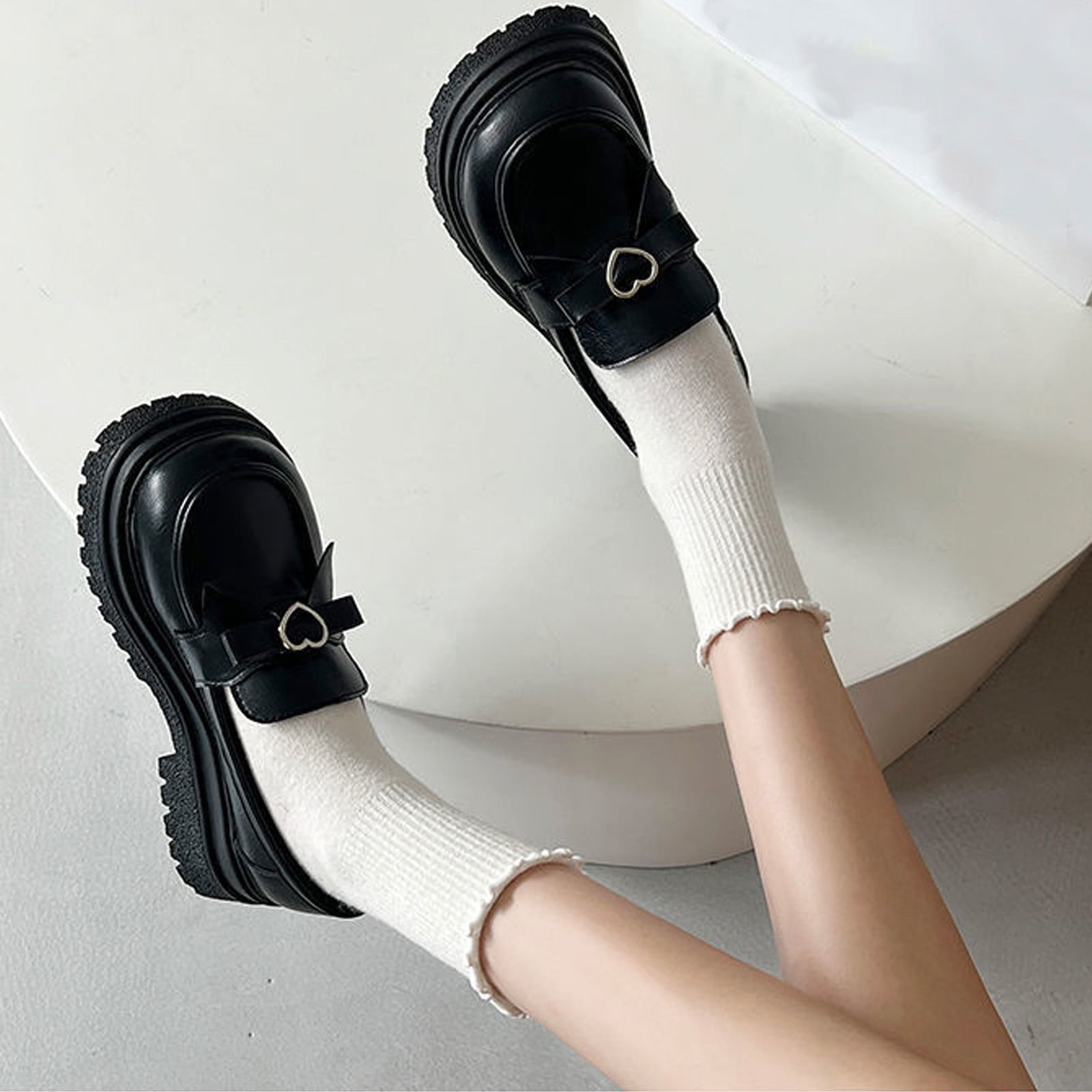 Jacenvly 2024 New Small Fragrant Style Round-Toe Pearl French Retro ...