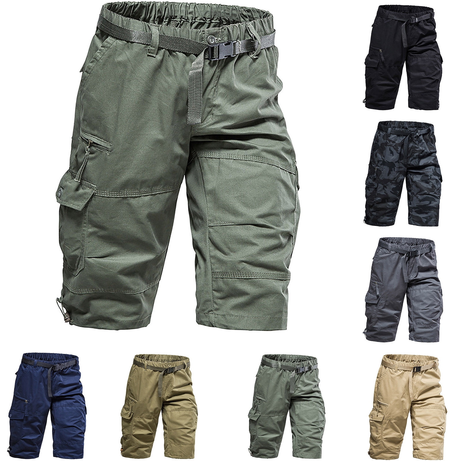 Jacenvly 2024 New Summer Mens Shorts Loose Casual Pants Shorts Men's ...