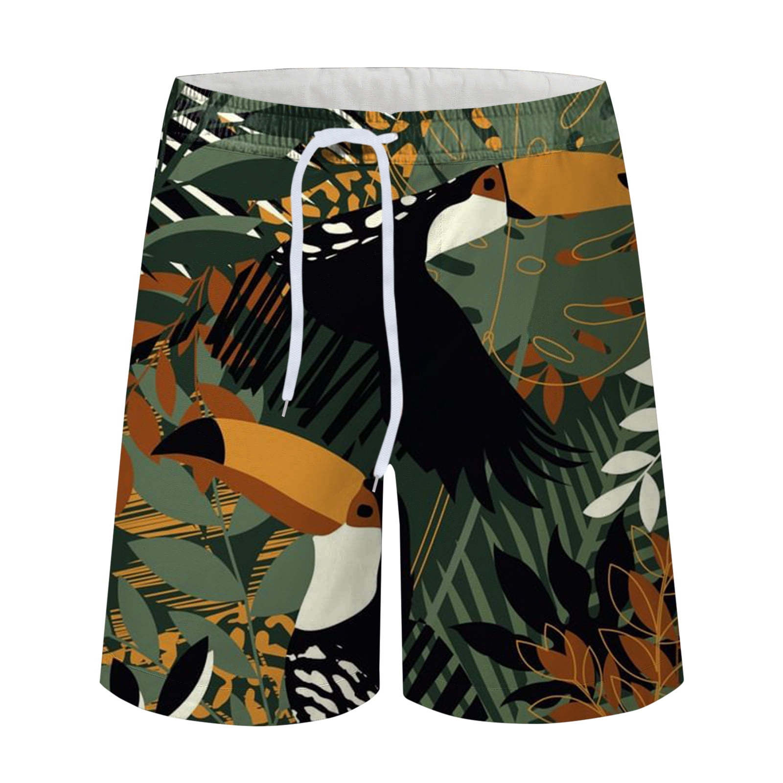Jacenvly 2024 New Summer Mens Shorts Men Printing Breathable Seaside ...