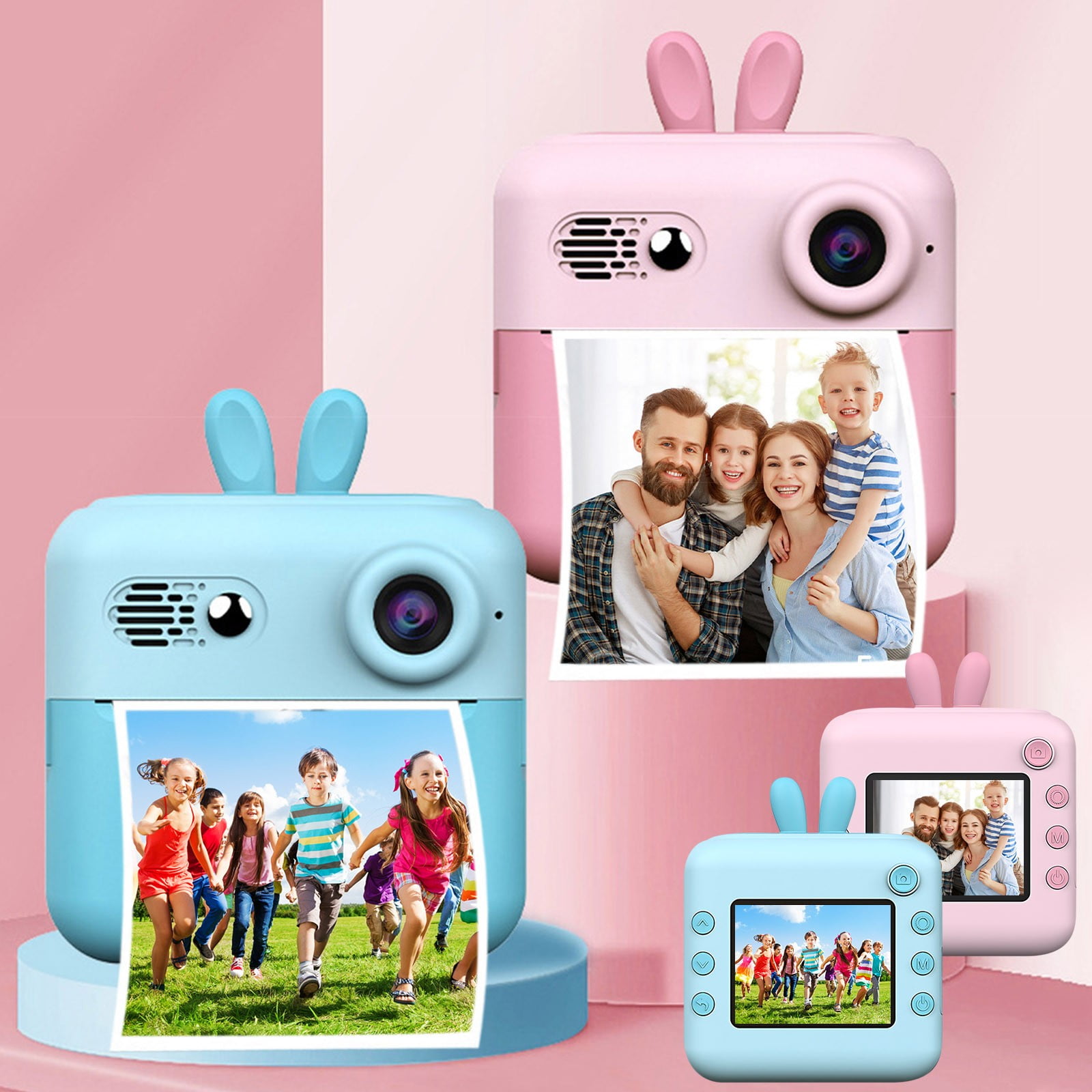 Jacenvly 2024 New and Trending Kids Camera with Flip-Up Lens for Selfie ...