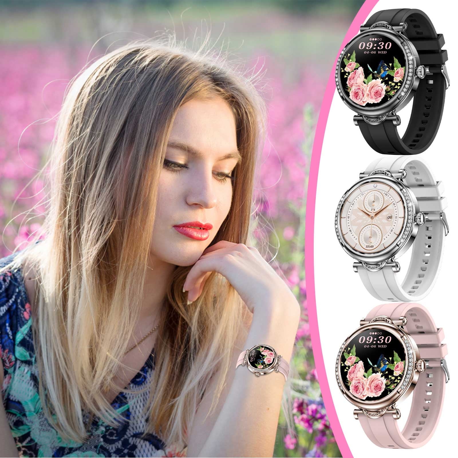 Jacenvly 2024 New Watch Batteries Clearance Female Smartwatch 1.27-Inch ...