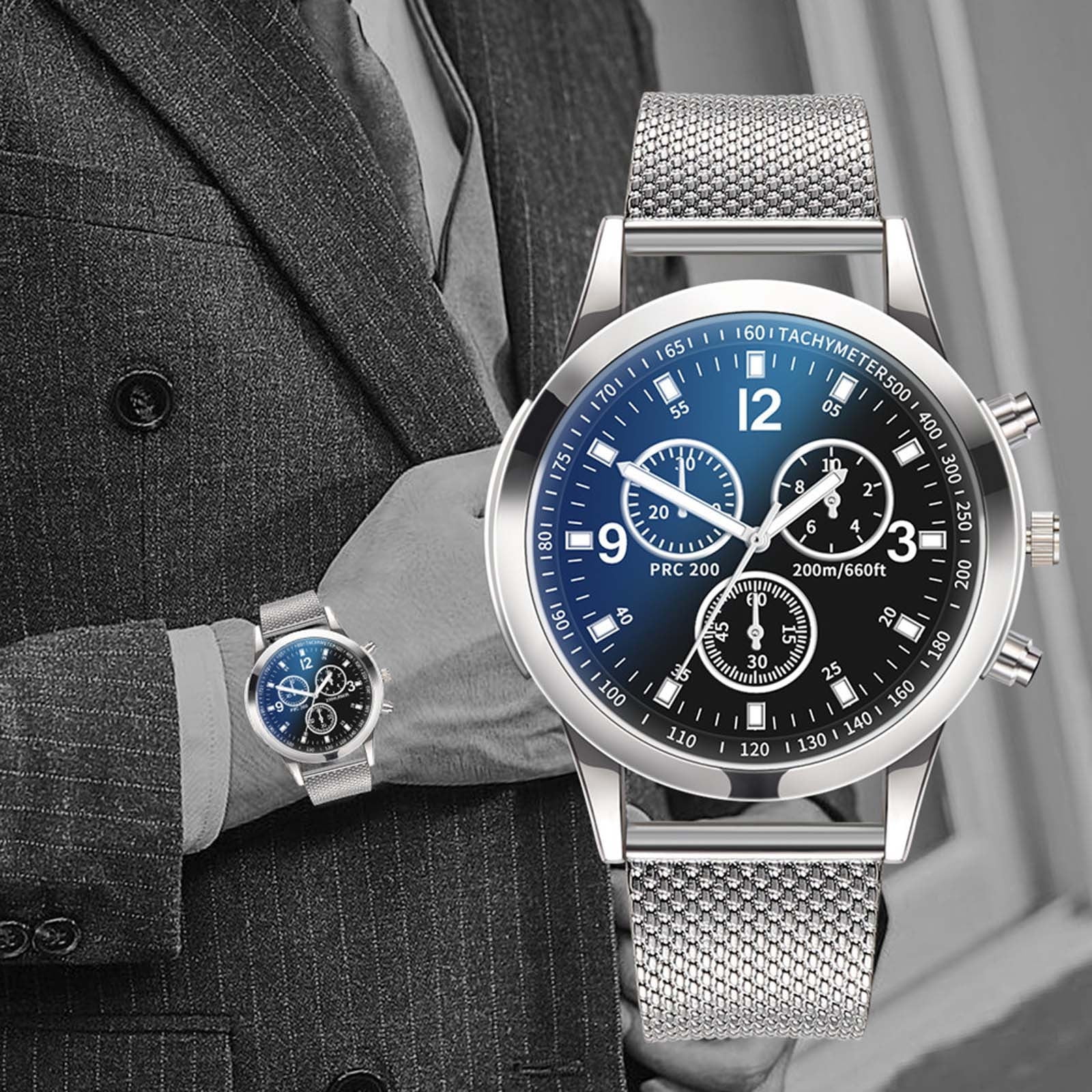Jacenvly 2024 New Watch Batteries Clearance Men Fashion Watches Clocks ...