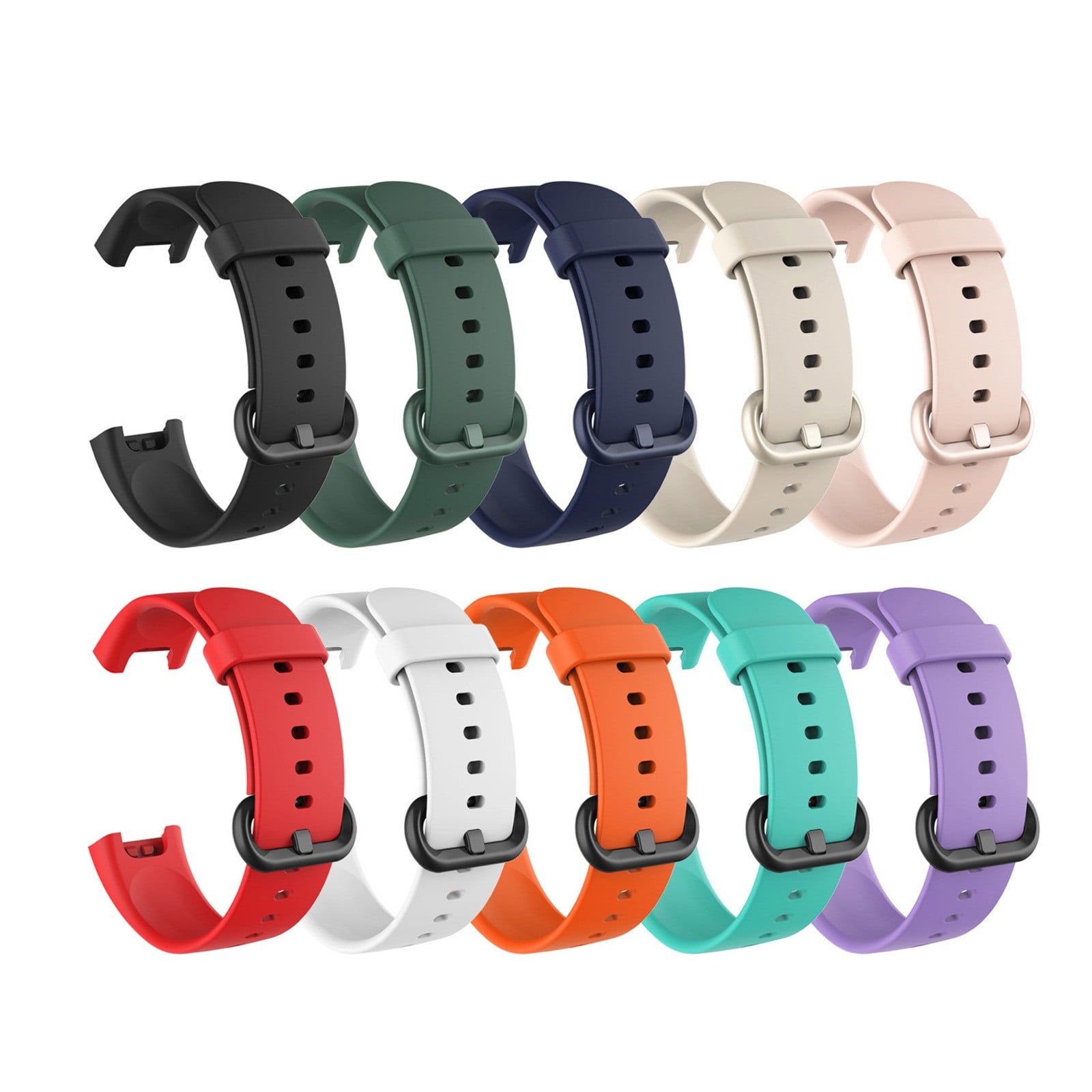 Jacenvly 2024 New Watch Batteries Sport Silicone Replacement Watch Band ...