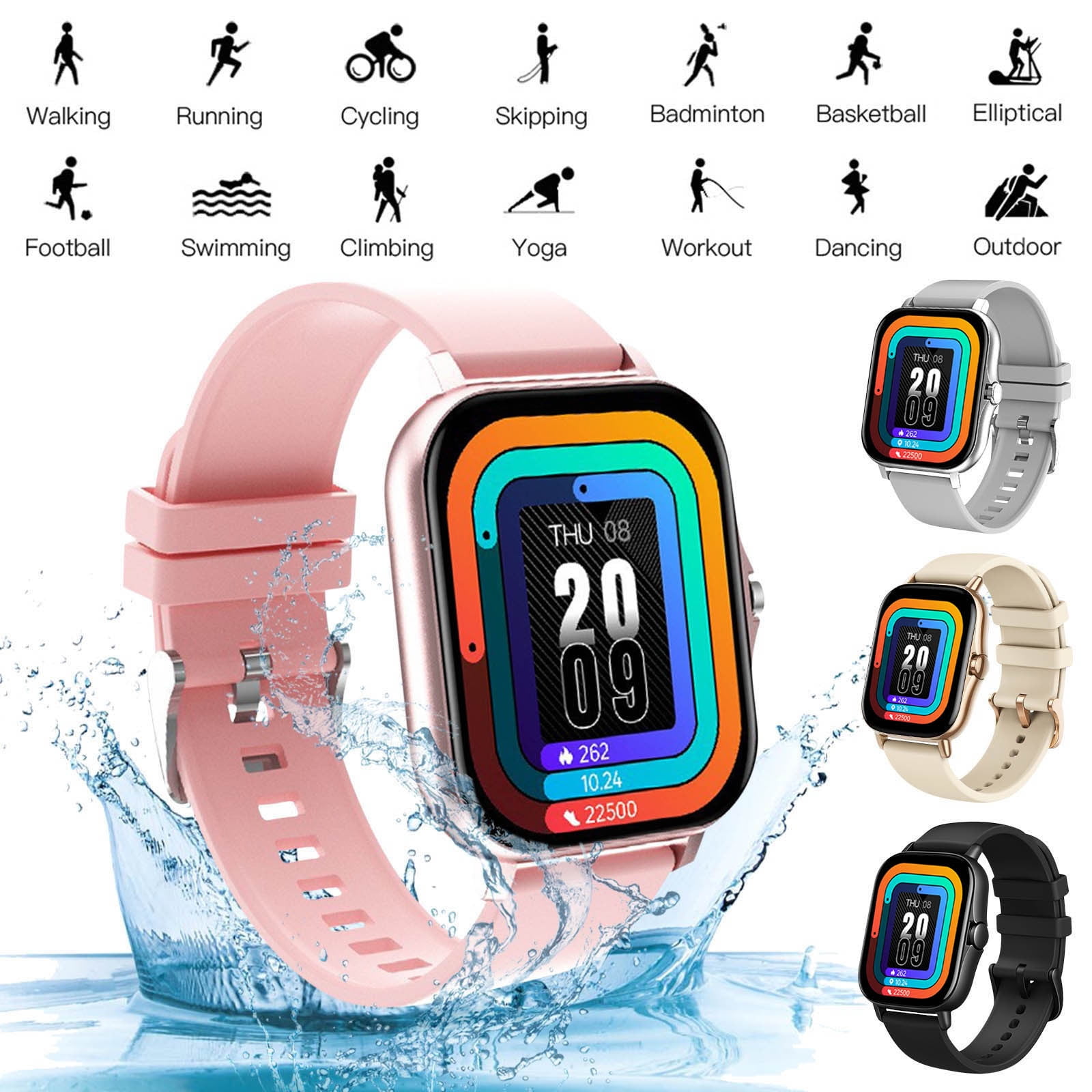 Jacenvly 2024 New Watches For Men Smartwatch Bluetooth Talk Motion ...