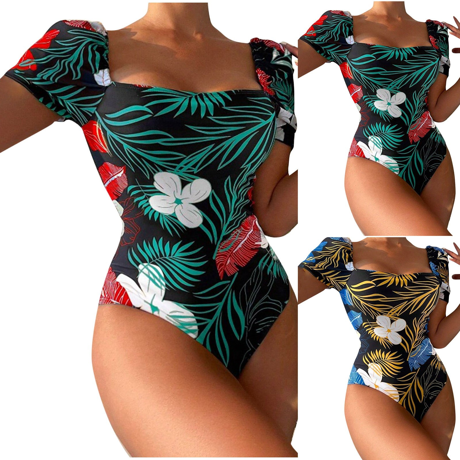 Jacenvly 2024 Womens Swimwear One Piece Clearance Skin Friendly Womens