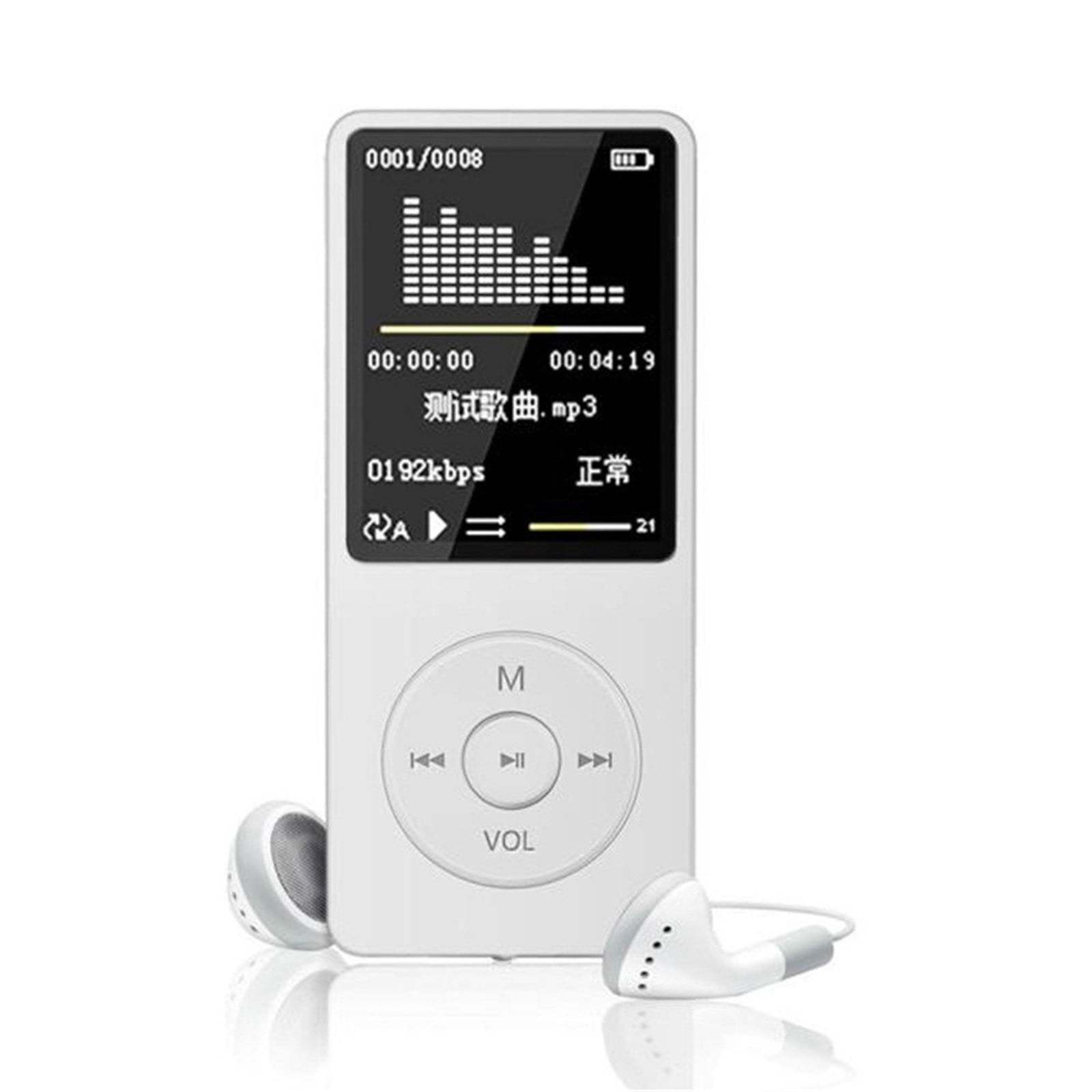 Jacenvly 70 Hours Playback MP3 MP4 Lossless Sound Music Player FM ...