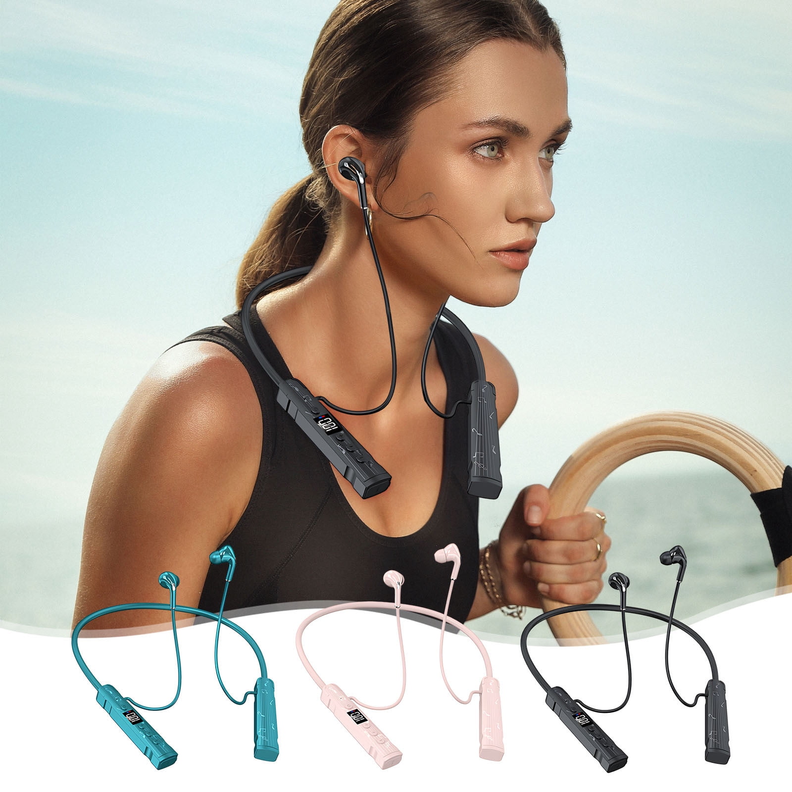 Jacenvly Bathroom Decor Bluetooth Headset Guqin Model Hanging Neck Type ...