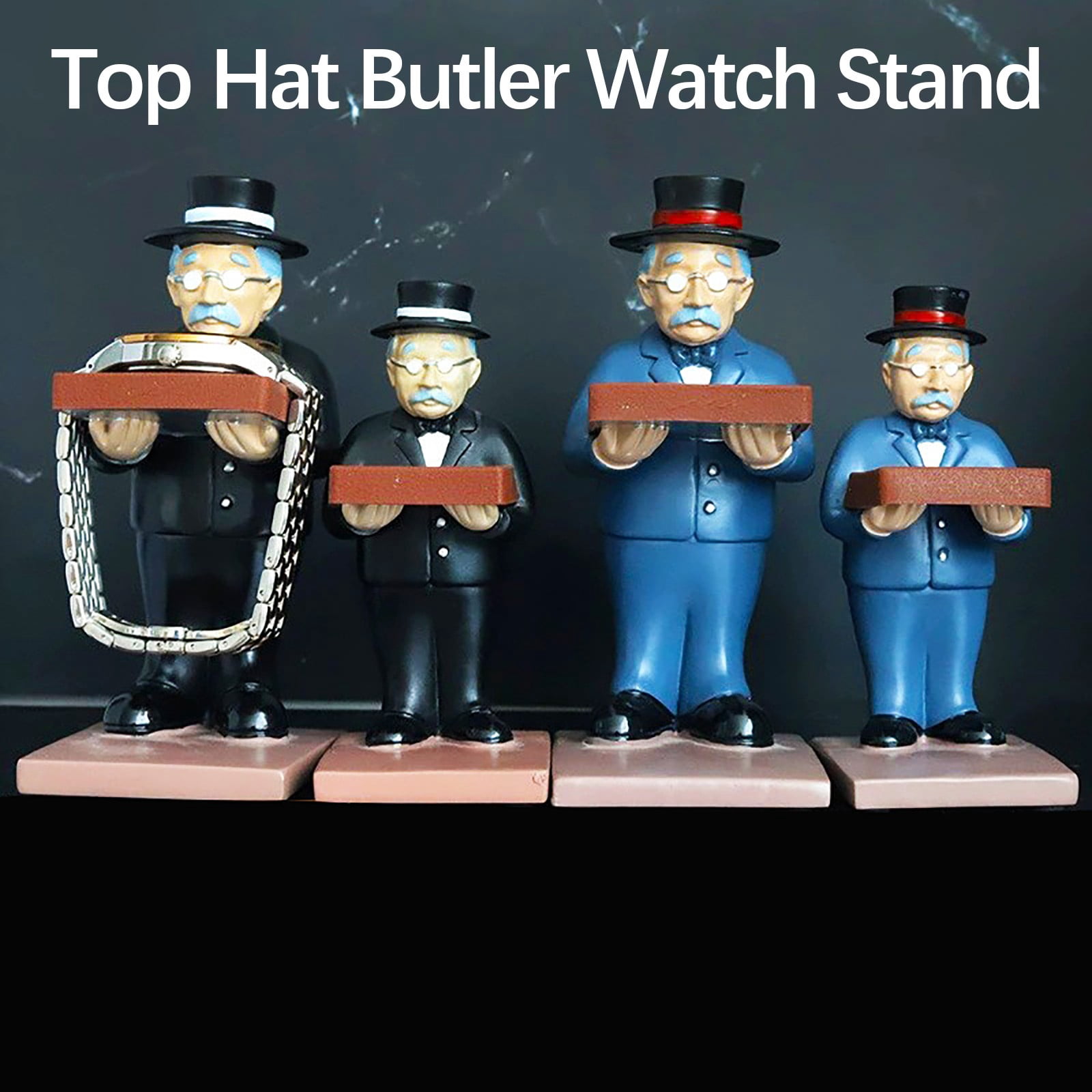 Jacenvly Bathroom Decor Hat Watch Stand Watch Stand Quartz Watch ...