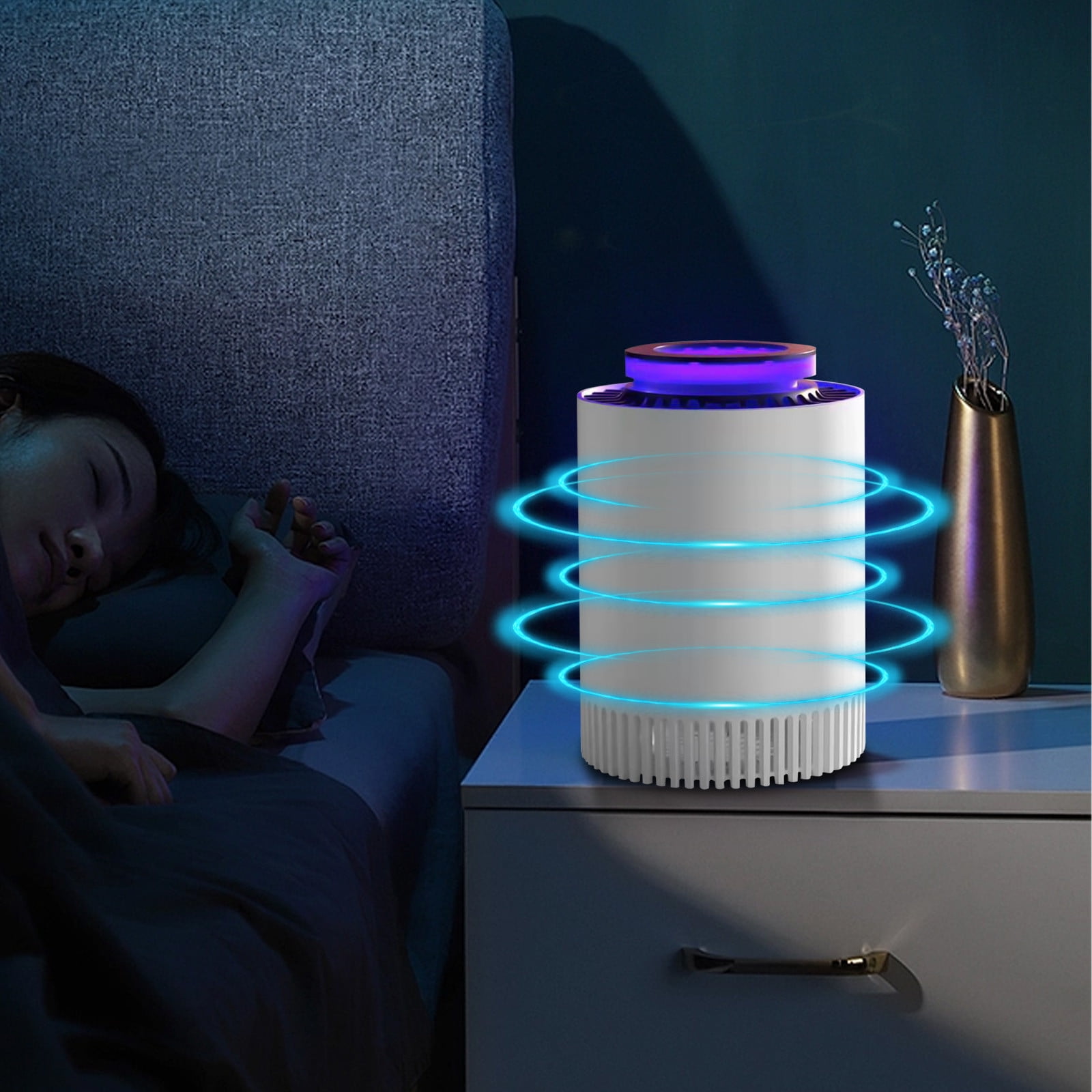 Jacenvly Battery Operated Christmas Lights New Mosquitofly Trap Lamp ...