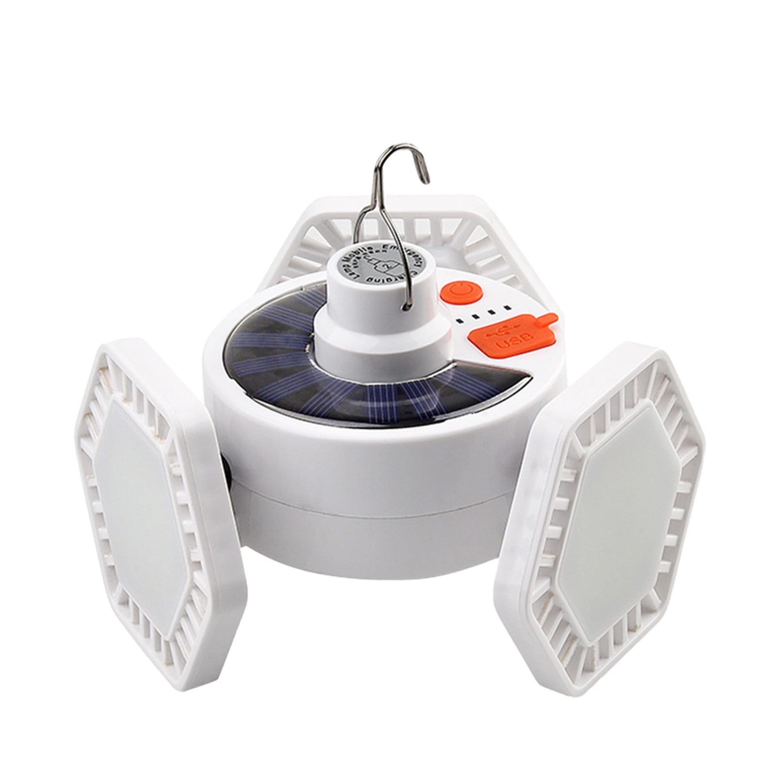 Jacenvly Battery Operated Christmas Lights Solar Camping Light with ...
