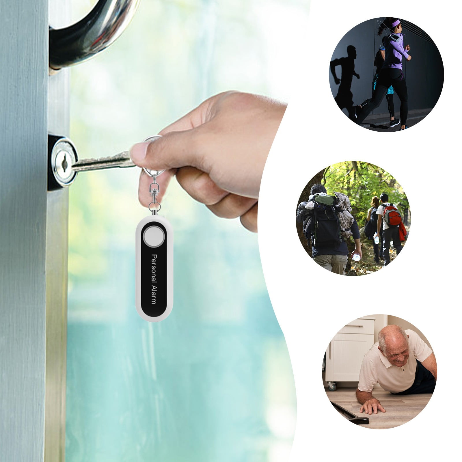 Jacenvly Black technology Meno Women's Night Running Backclip Style With Lamp Antis Wolf Device ...