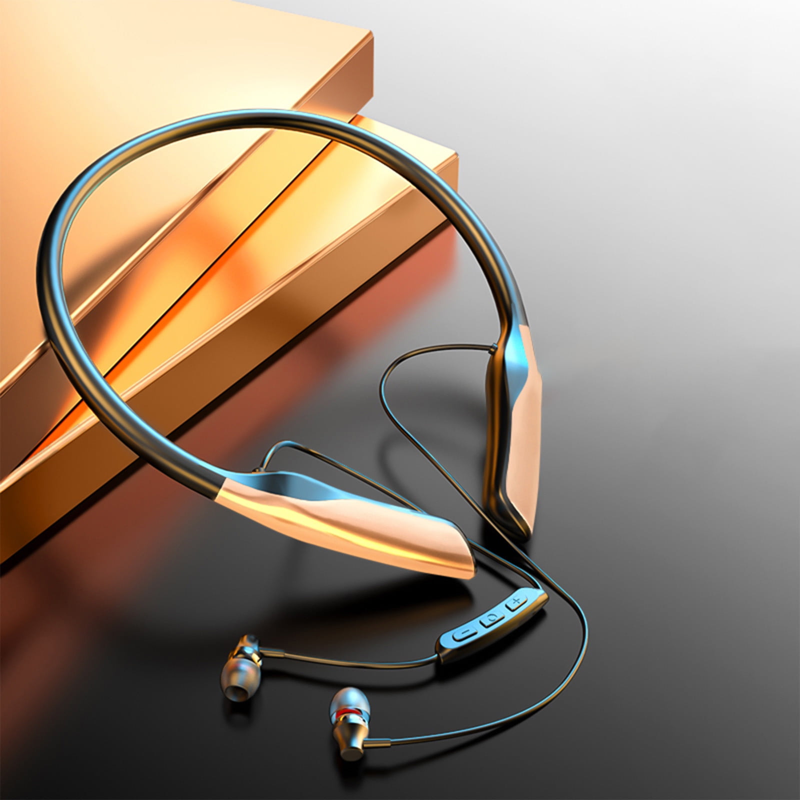 Jacenvly Bluetooth headset Bluetooth Headphones 5.0 Around The Neck ...