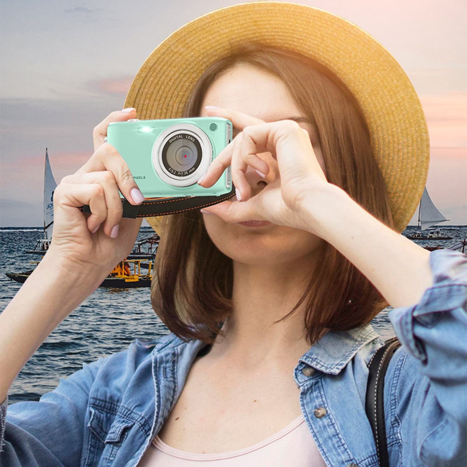 Jacenvly Camera Festival 4K High Definition Digital Macro 2.88ches, 58 Millionpixels, 16x ...