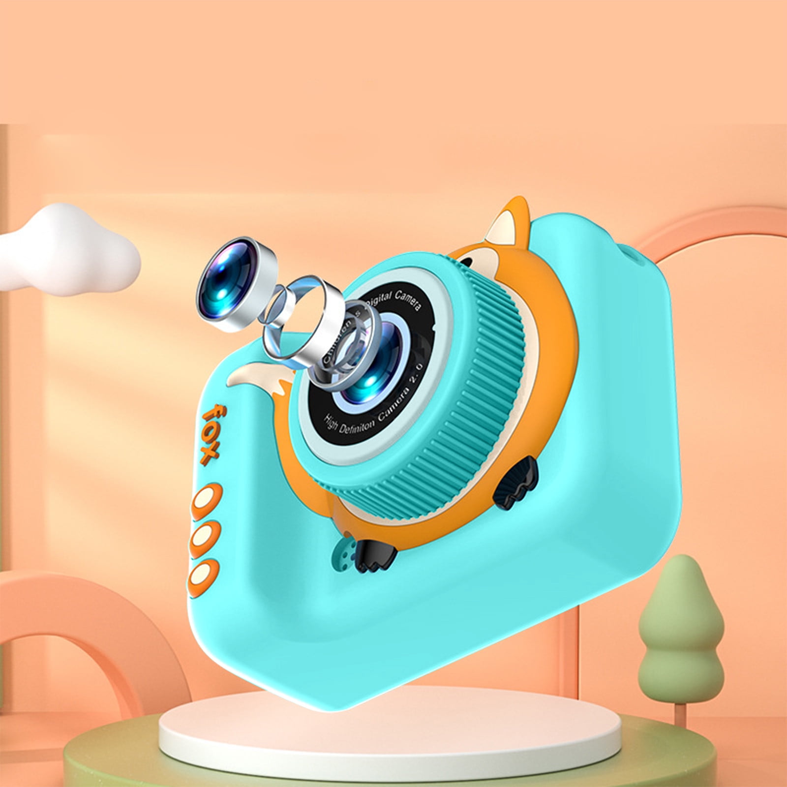 Jacenvly Camera Festival Children's Holiday Gift High-definition Front ...