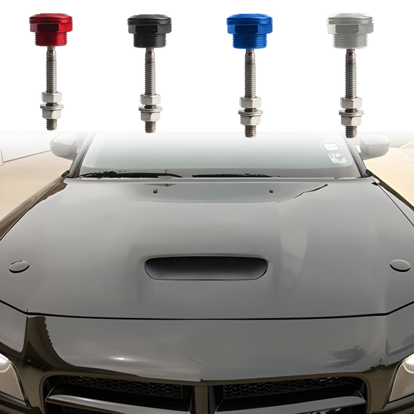 Jacenvly Car Accessories for Men Car Button Type Quick Release Hood ...