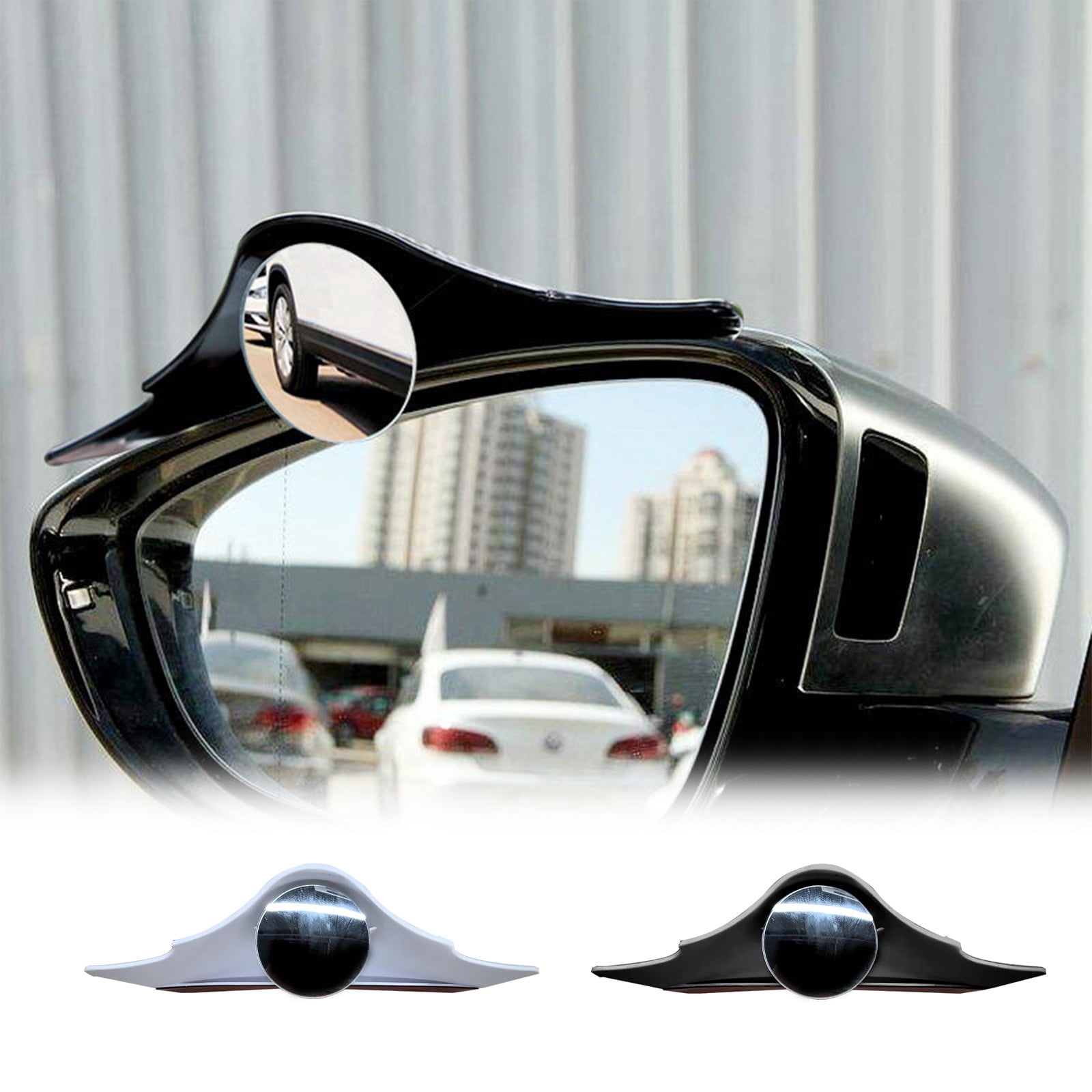 Jacenvly Car Rearview Mirror Rain Eyebrow Small Circular Mirror ...
