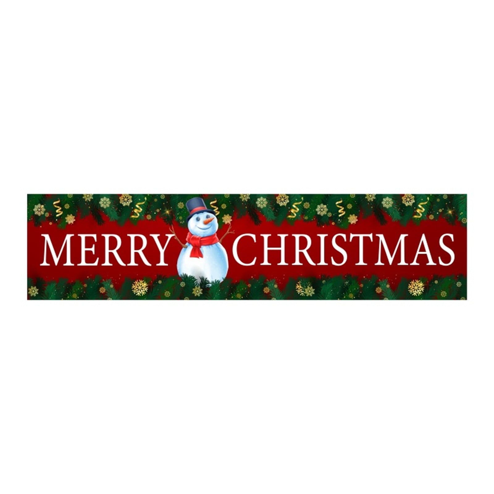 Jacenvly Christmas Backdrop Merry Christmas Banner Decorations Plaid ...