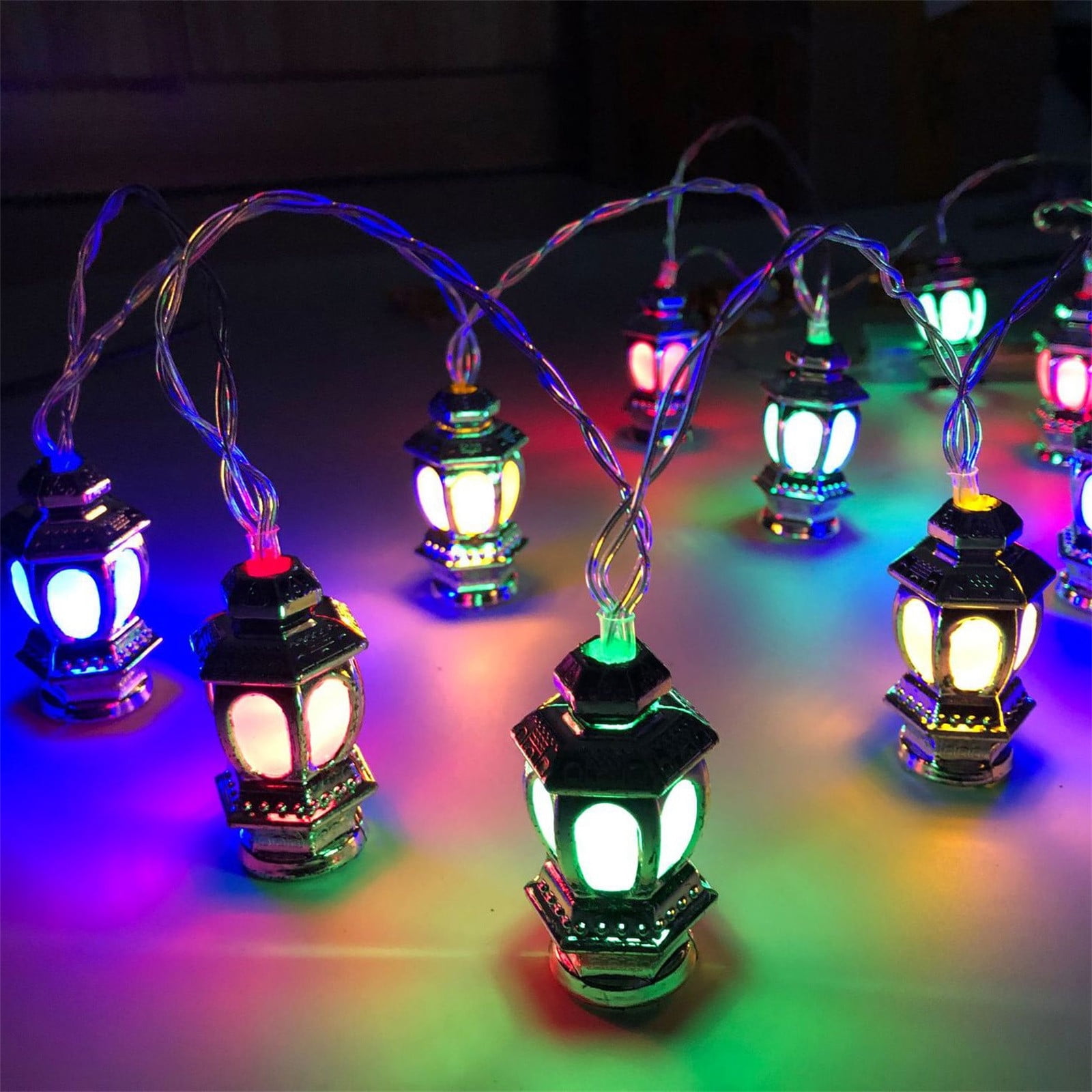 Jacenvly Christmas Decorations Indoor 10 Led Ramadans Eids String ...