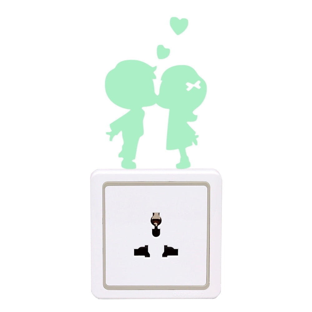 Jacenvly Christmas Decorations Indoor New Diy Wall Sticker Light ...