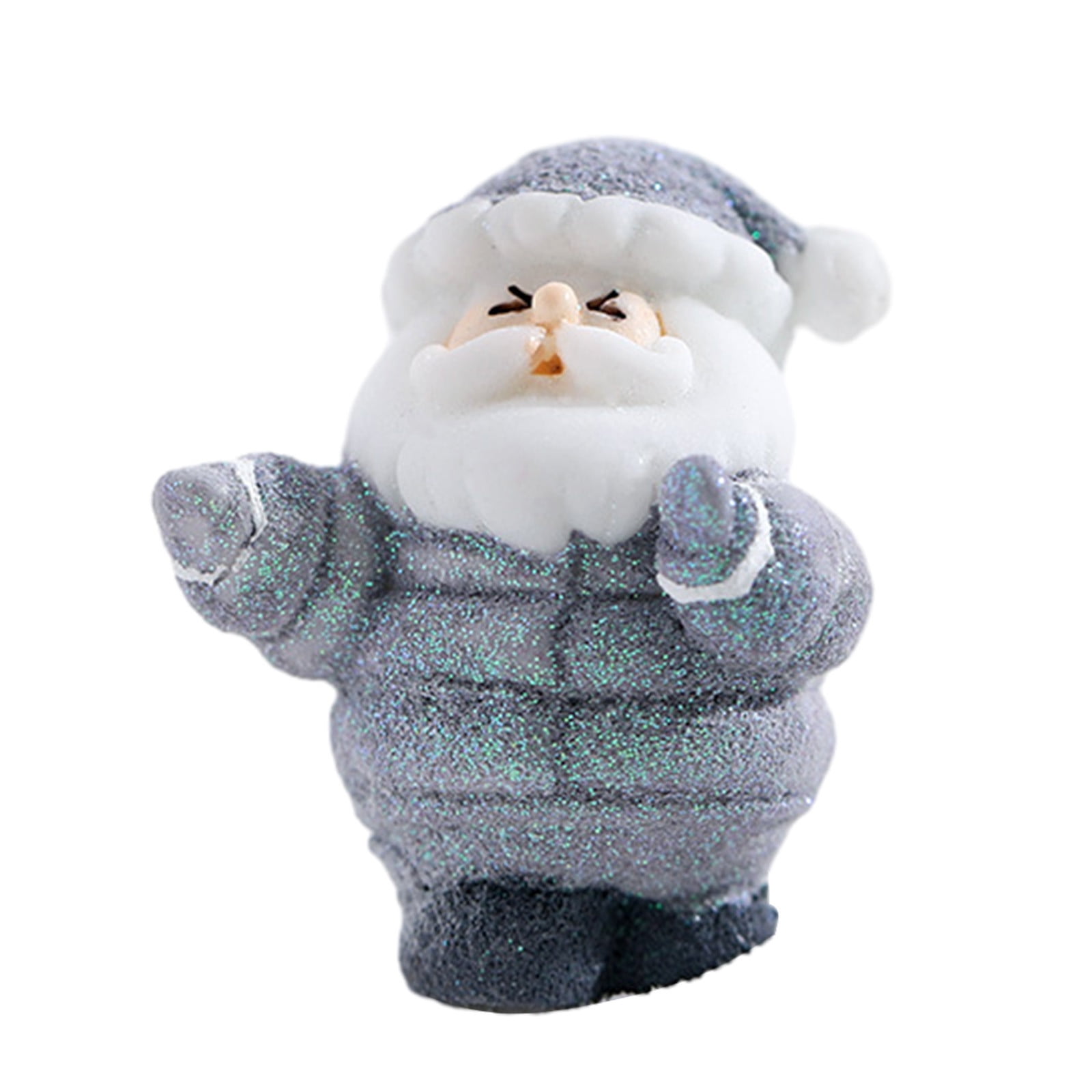 Jacenvly Christmas Decorations Outside Desk Topper Santa Statue ...